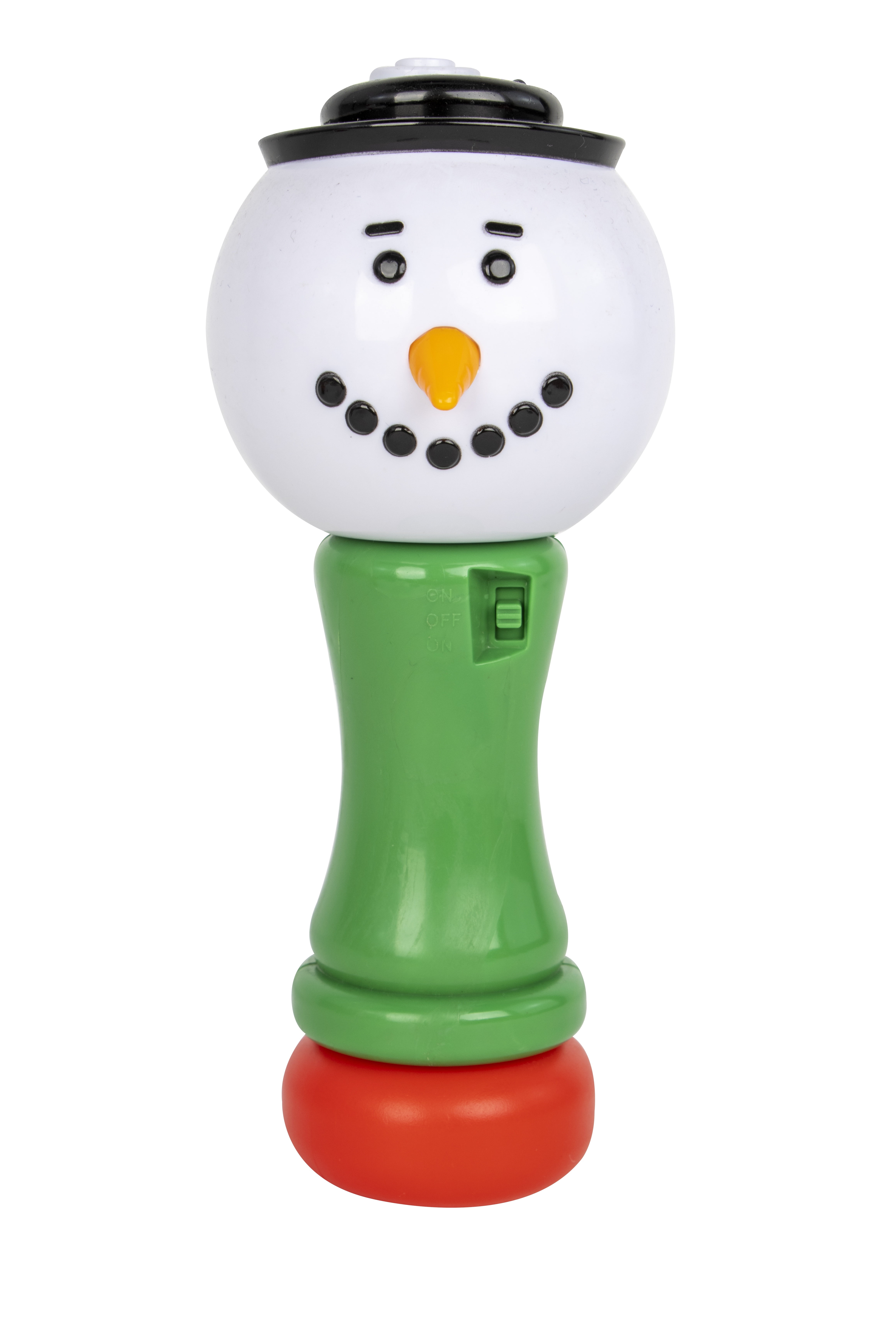 Holiday Snowman Bubble Wand, Included 2.2floz Bubble Solution ...