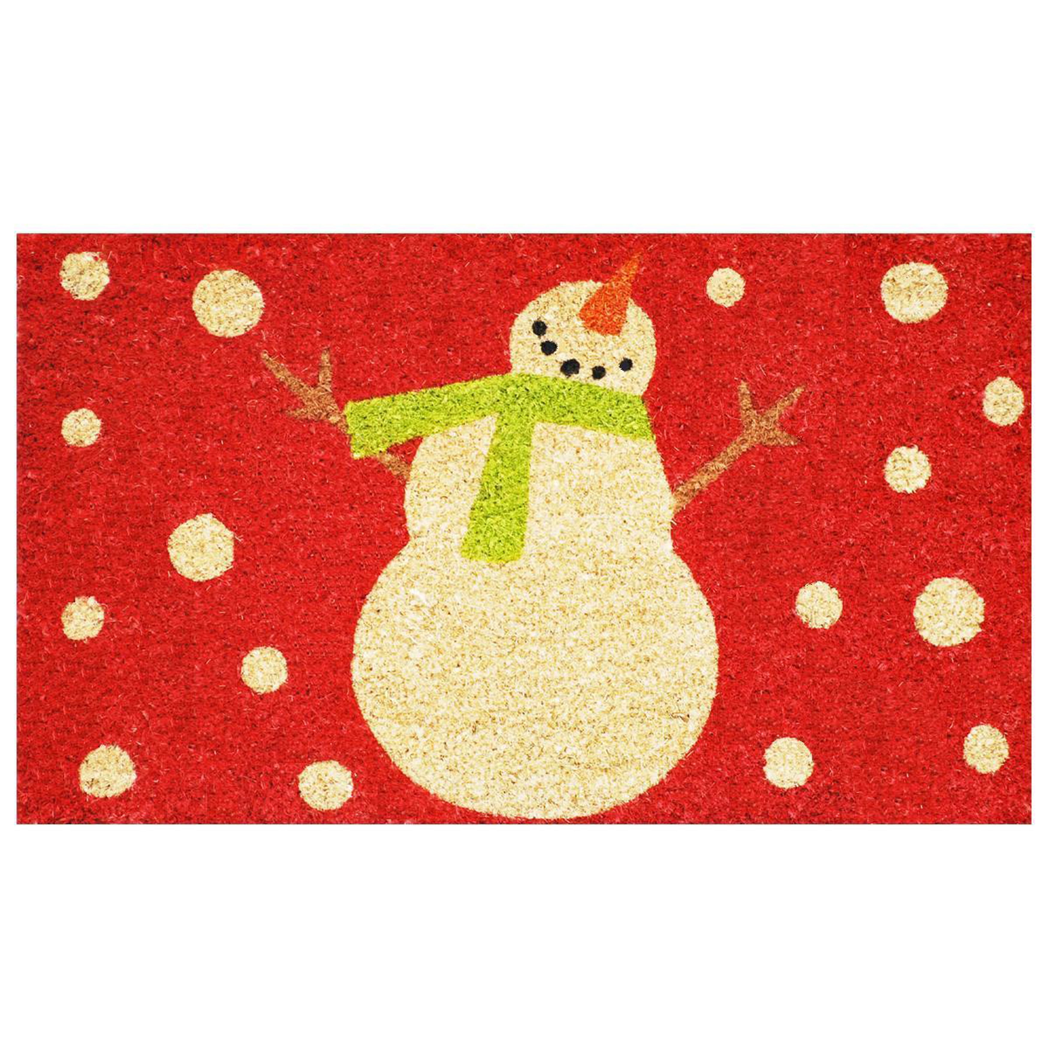 Calloway Mills Christmas Holiday Snowman Doormat - Walmart.com