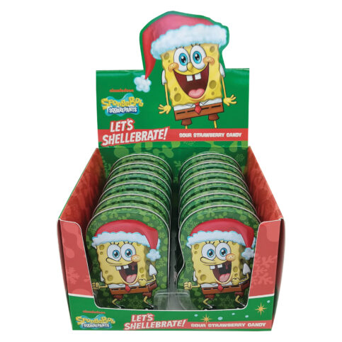 Holiday SpongeBob SquarePants Let’s Shellebrate! Sour Candy in ...
