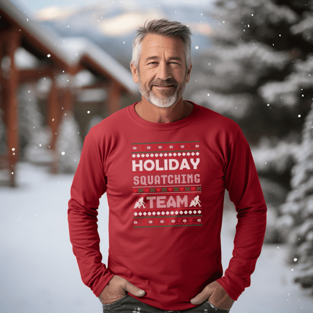 Holiday Squatching Team Unisex Jersey Long Sleeve Tee - Walmart.com