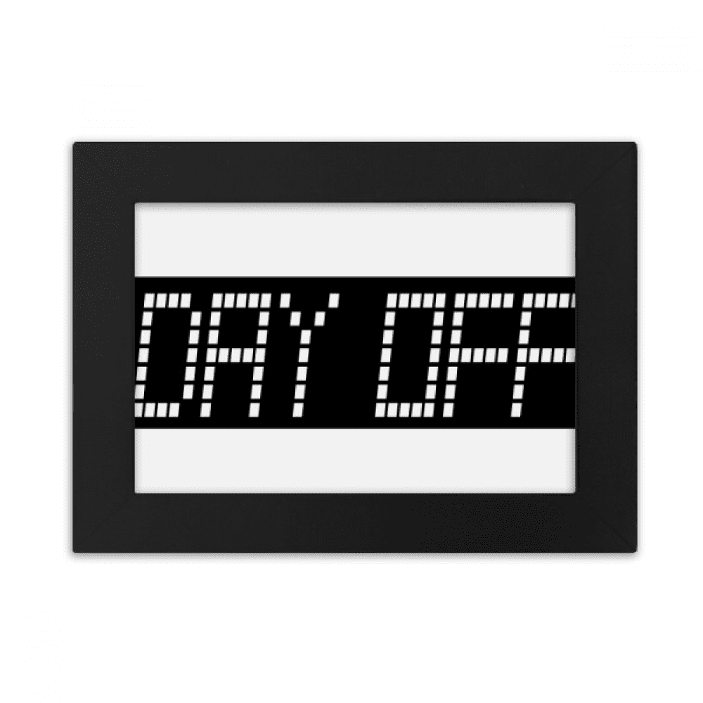 Holiday Starts Day Off Desktop Photo Frame Ornaments Picture Art ...