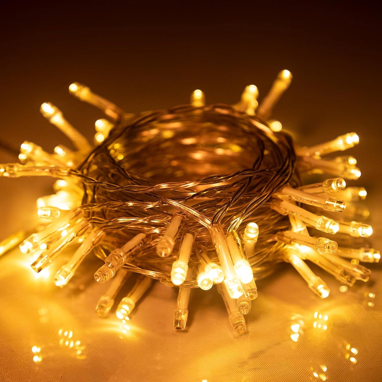 Holiday String Lights, 66ft 600 LED 8 Mode Plug in Fairy Lights ...