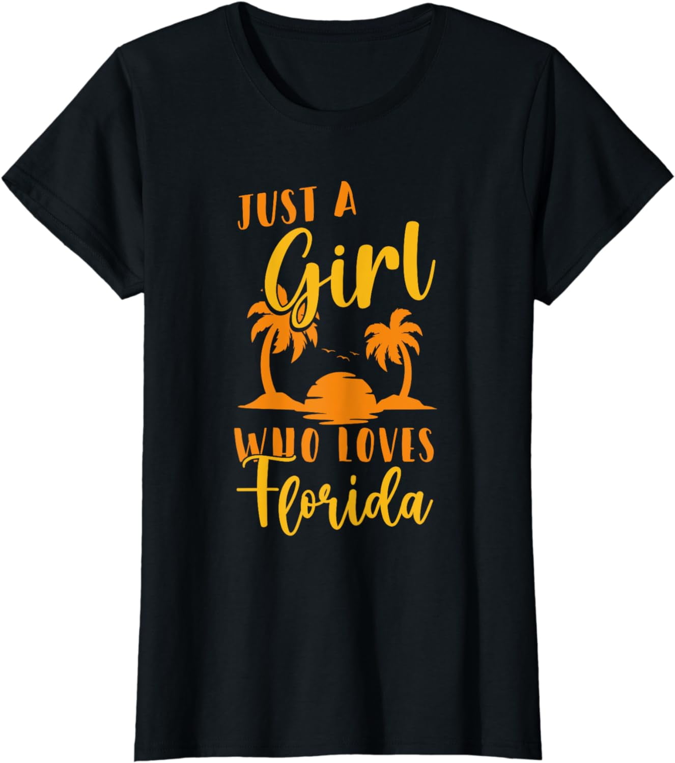 Holiday Summer Just A Girl Who Loves Florida T-Shirt - Walmart.com