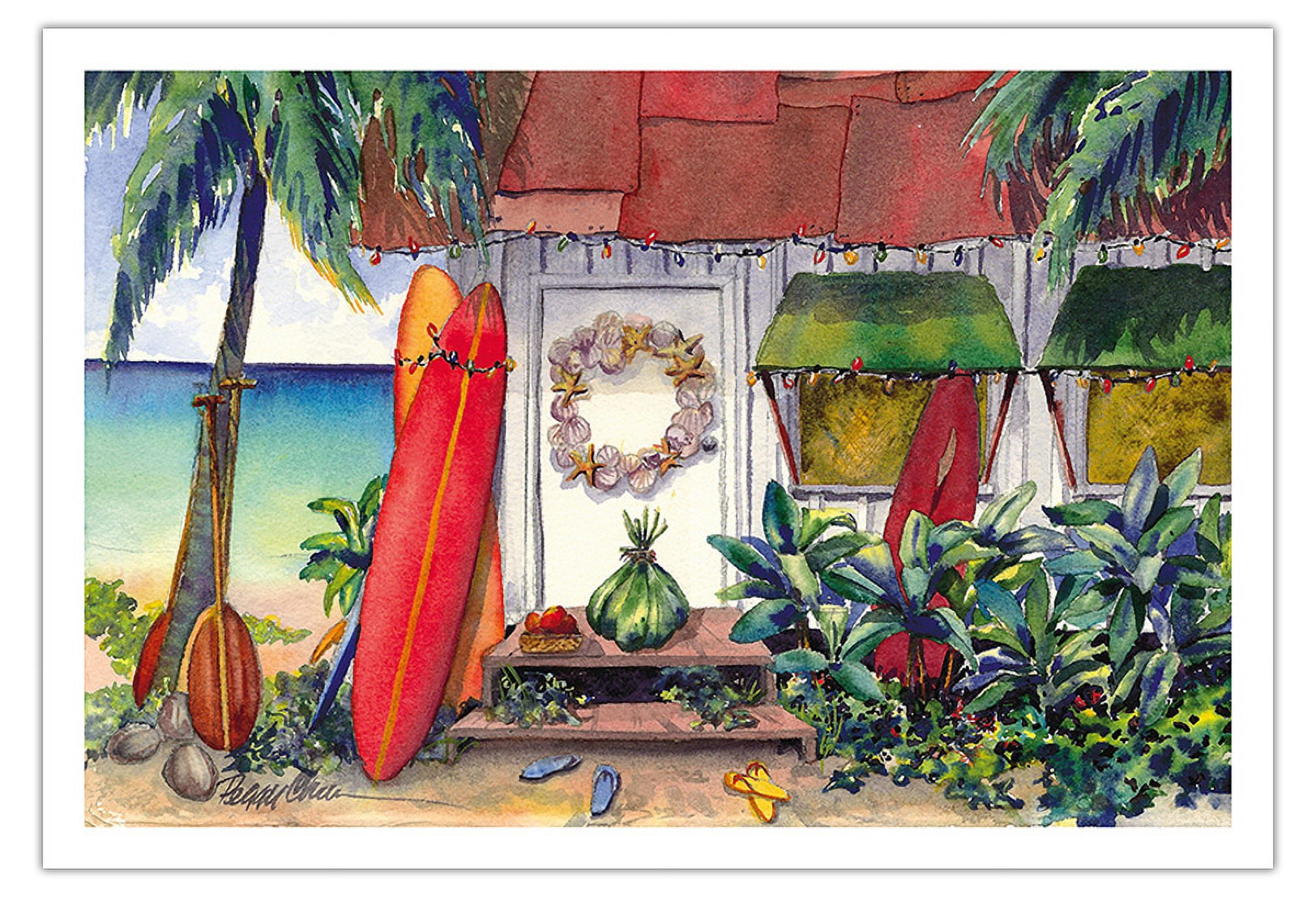 Holiday at the Surf Shack - Hawaiian Beach House (Hale) at Christmas ...