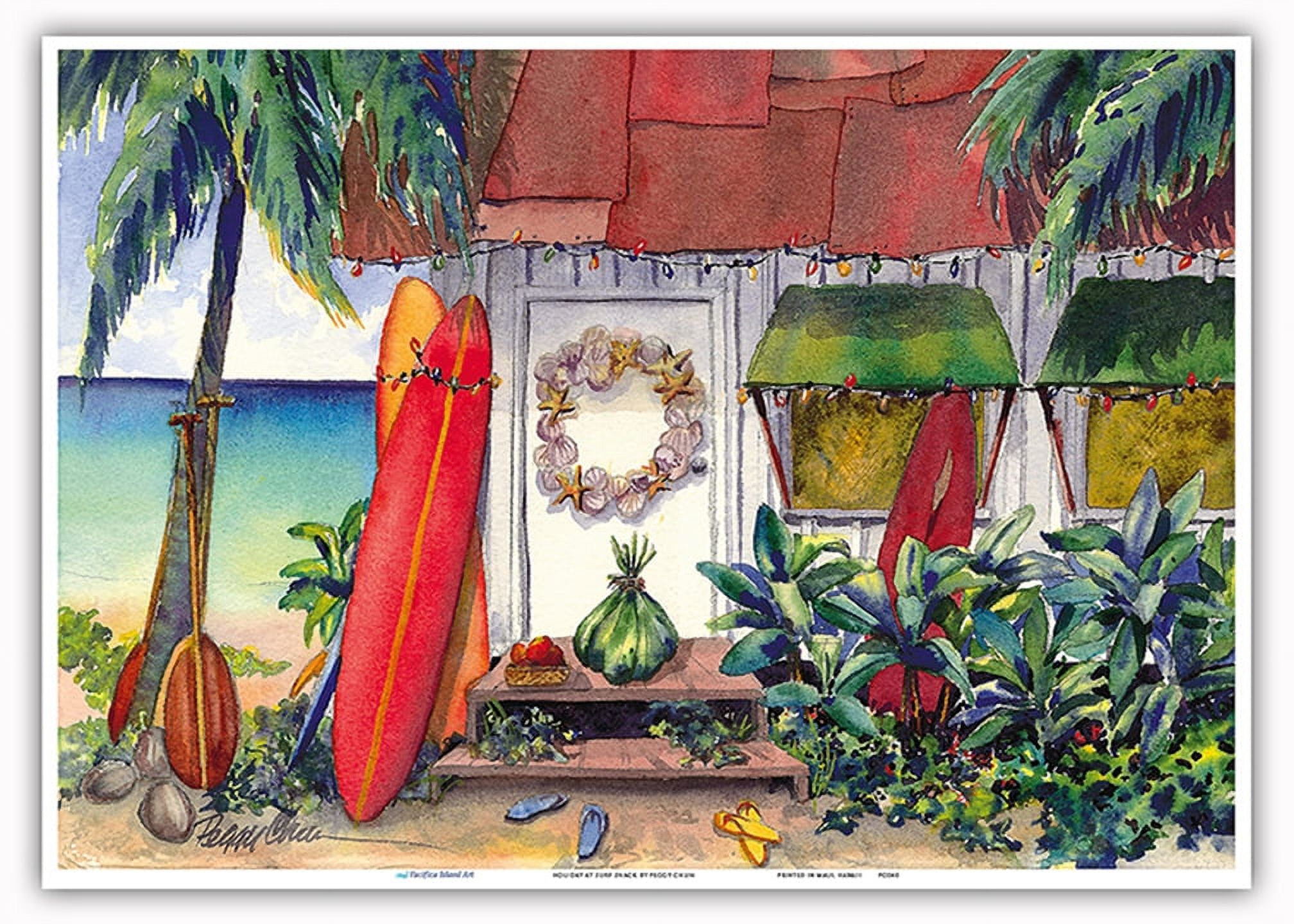 Holiday at the Surf Shack - Hawaiian Beach House (Hale) at Christmas ...