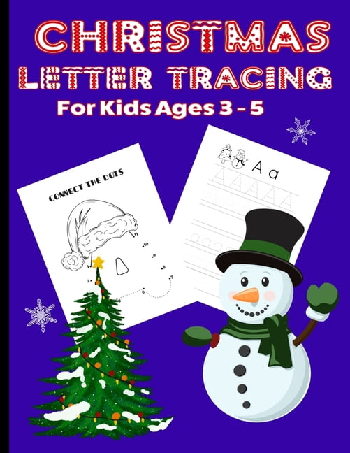 Holiday Themed Activity Books: Christmas Letter Tracing : Christmas ...