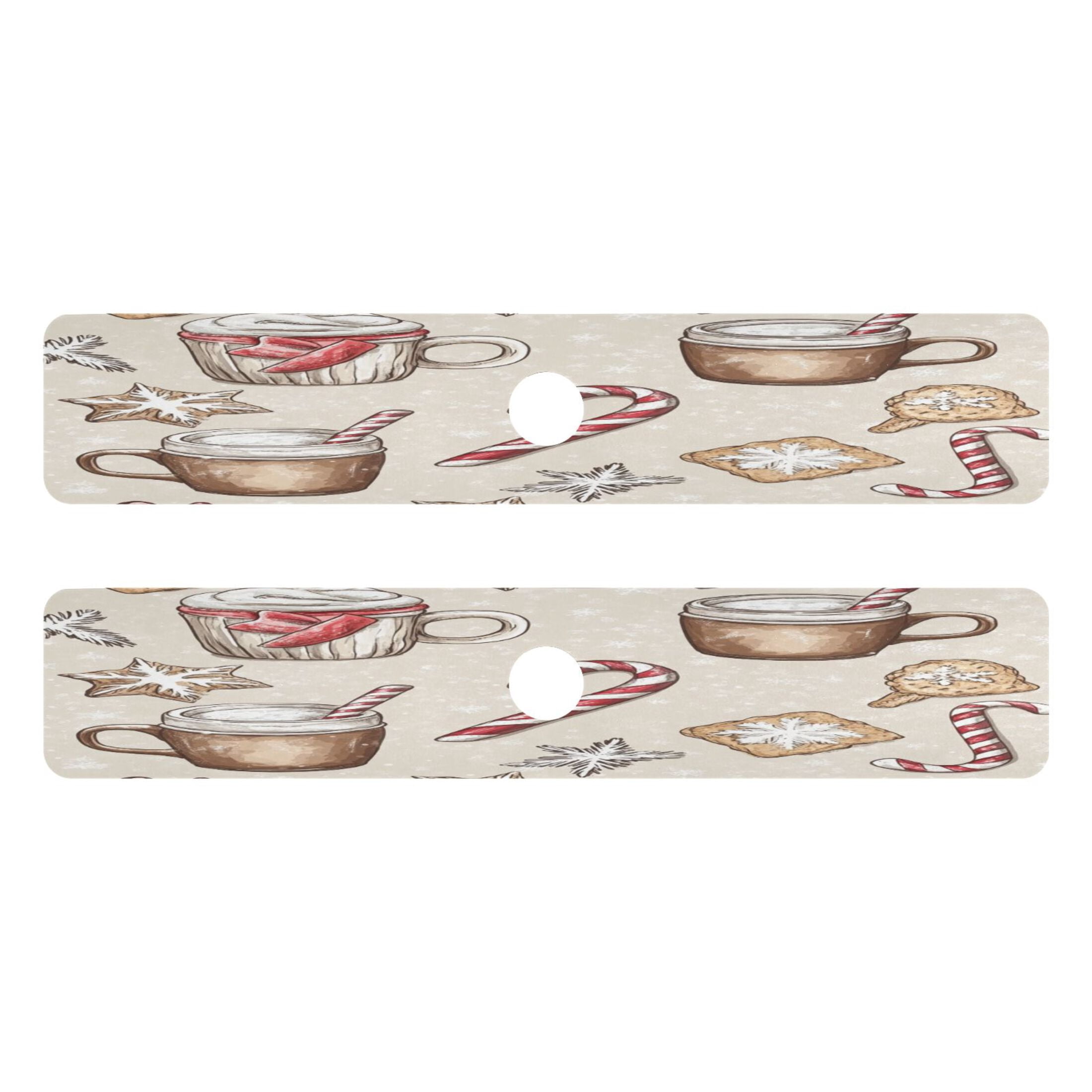 Holiday Themed Treats Design Extra Long Silicone Algae Sink Mat 30x5 ...