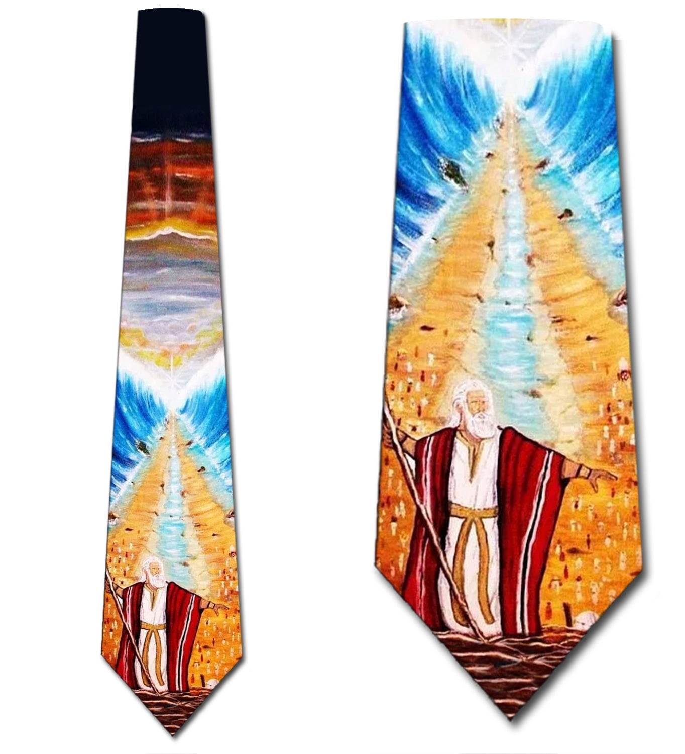 Holiday Ties Mens Jewish Passover Necktie by Three Rooker - Walmart.com