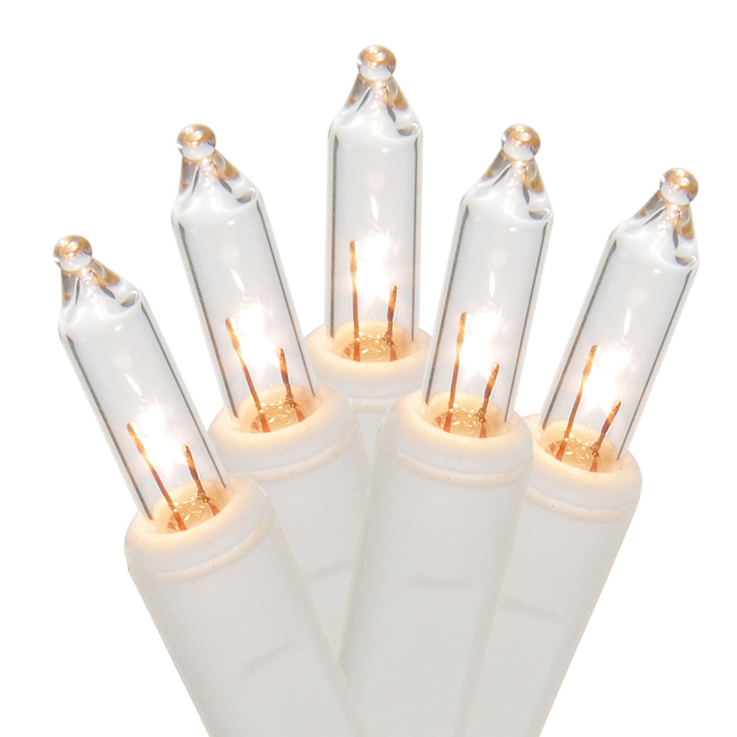 Indoor/Outdoor 100-Count Incandescent Mini Christmas String Lights ...