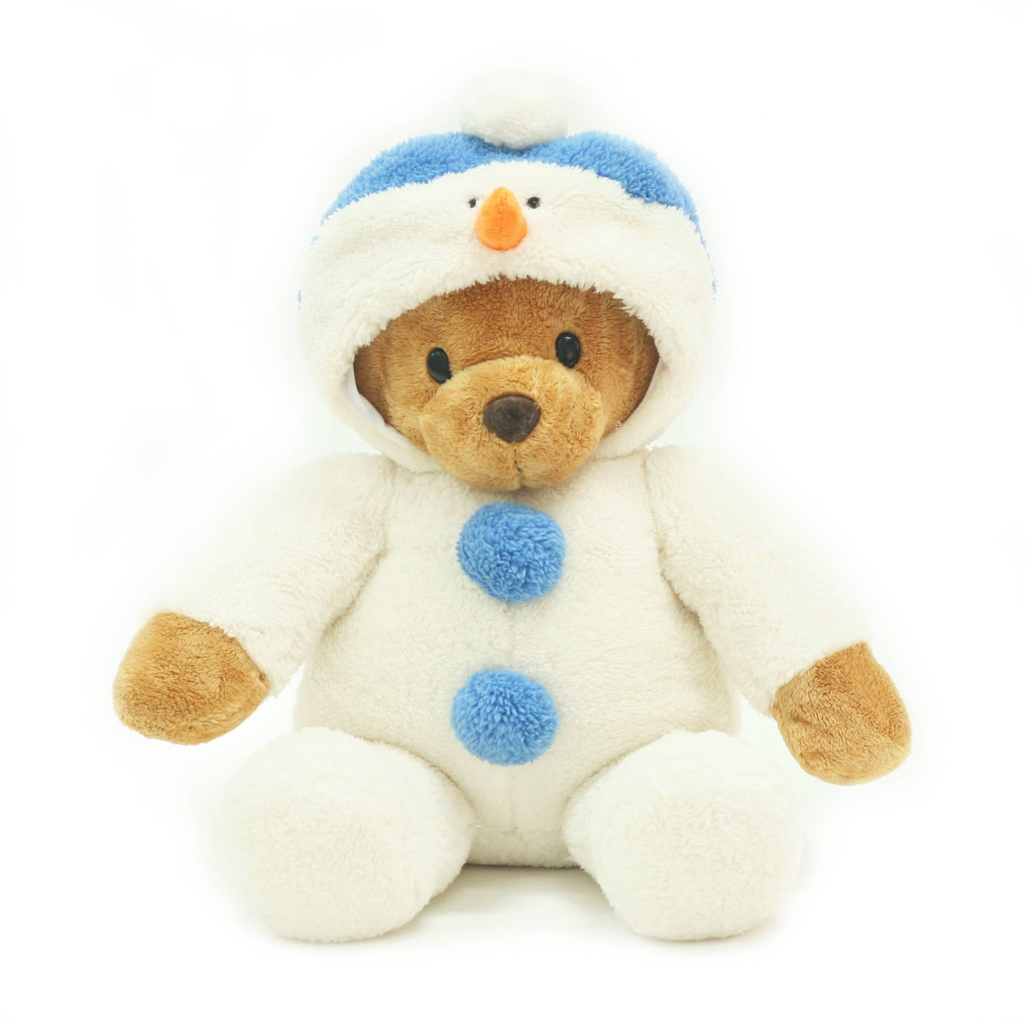 Holiday Time 17" Teddy Dress Up Snowman Costume - Walmart.com