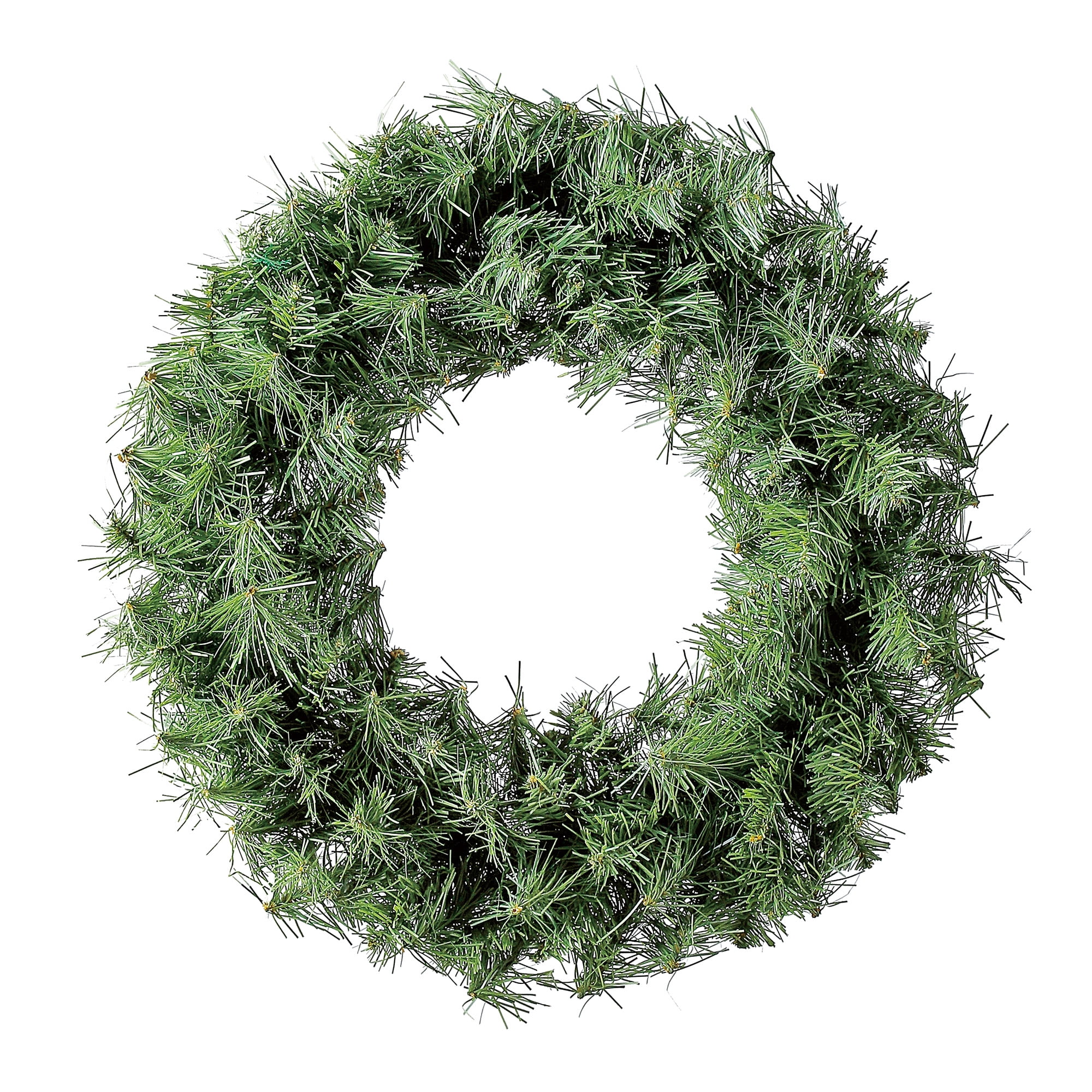 Basic Artificial Christmas Wreath, 20 in, by Holiday Time - Walmart ...