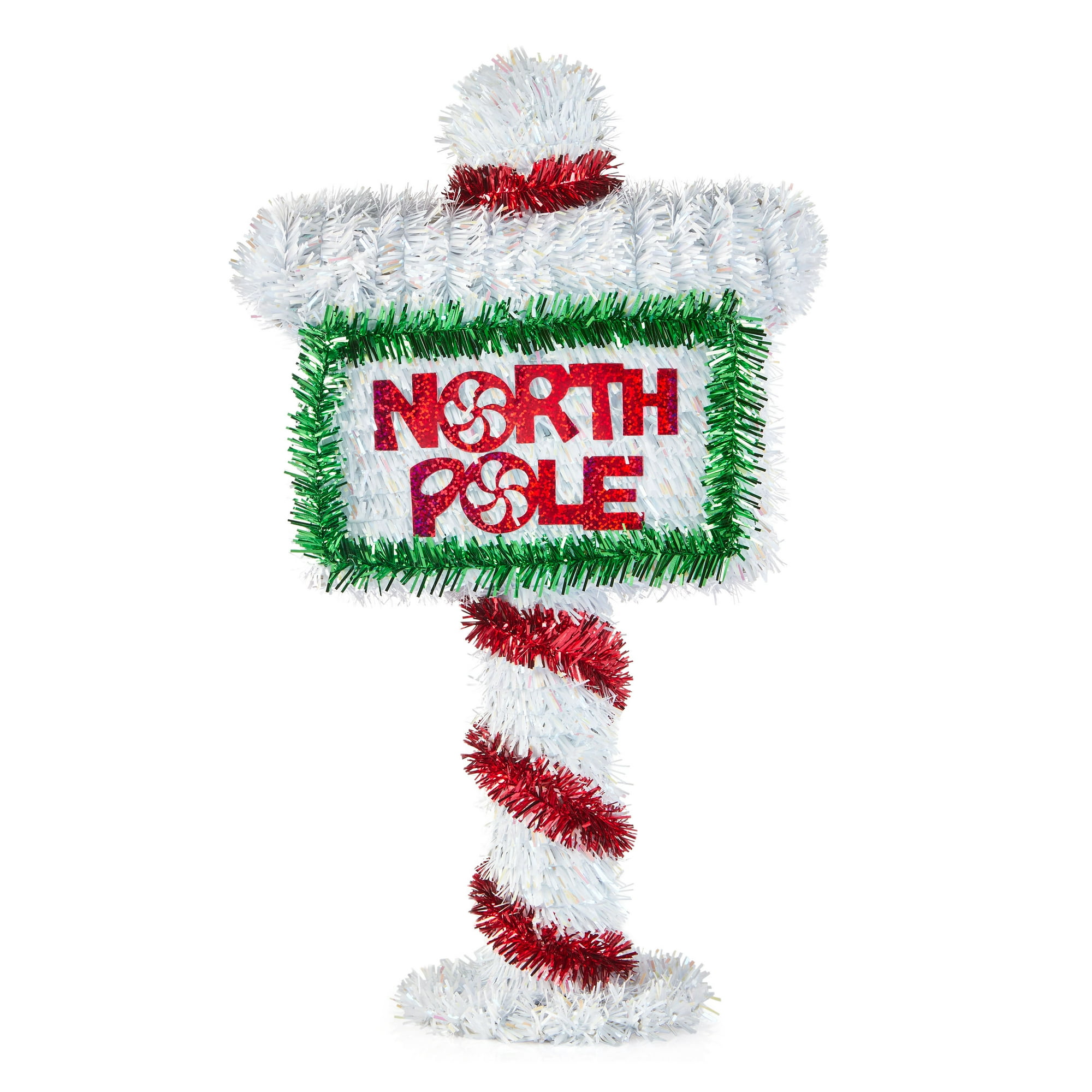 North Pole Sign Post