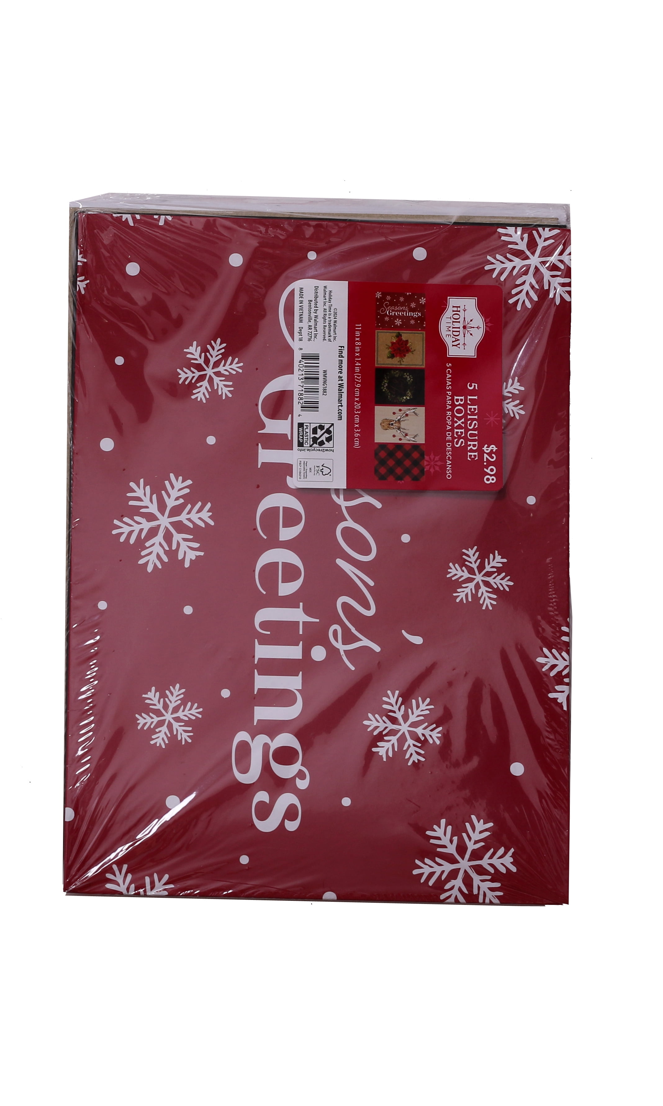 Brandclub - Holiday Time 5 Pack Leisure Traditional Christmas Gift ...