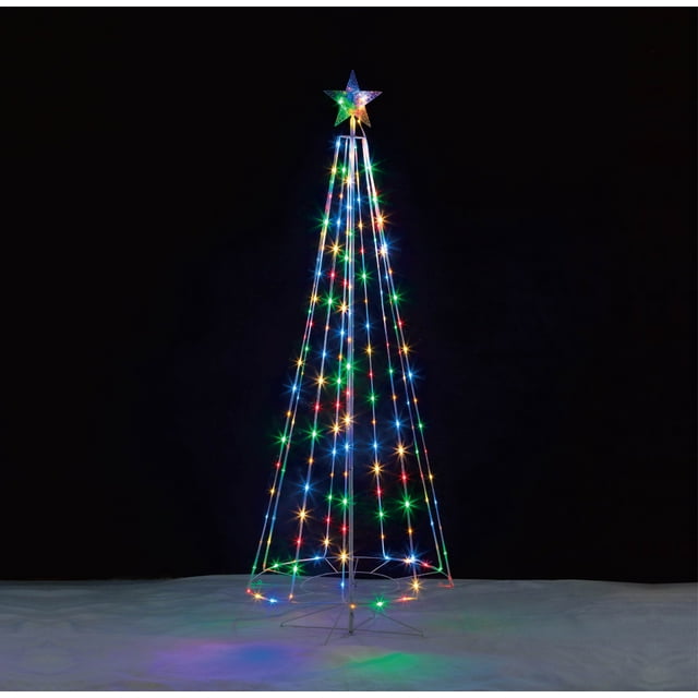 Holiday Time 7ft 8 Function Multi Cone Tree - Walmart.com
