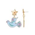 Holiday Time Blue Dove Earrings, 1 Pair - Walmart.com