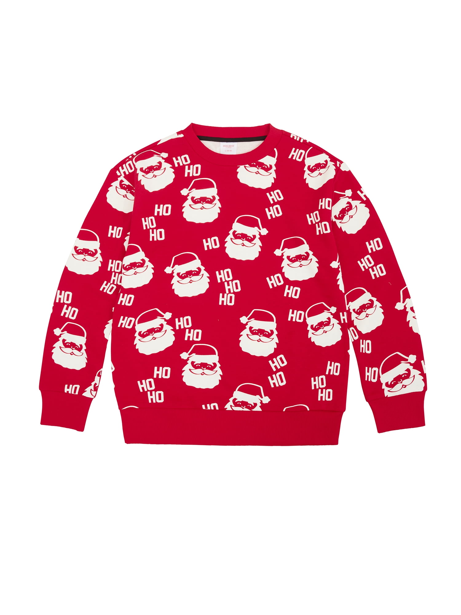 Holiday Time Boys Christmas Sweatshirt, Sizes 4-18 & Plus - Walmart.com