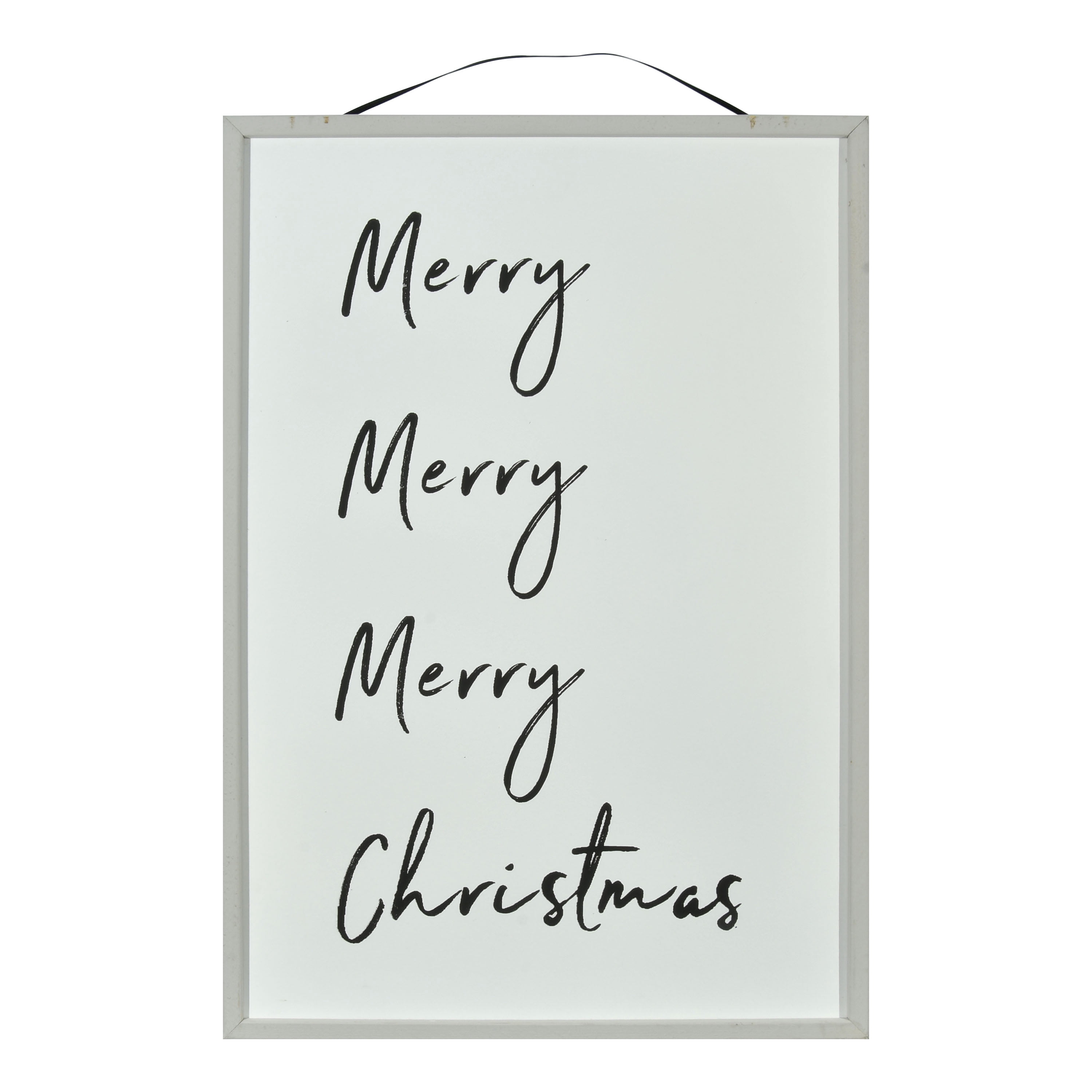 Holiday Time Christmas Farmhouse Wood Wall Signs, 15.35" x 22 ...