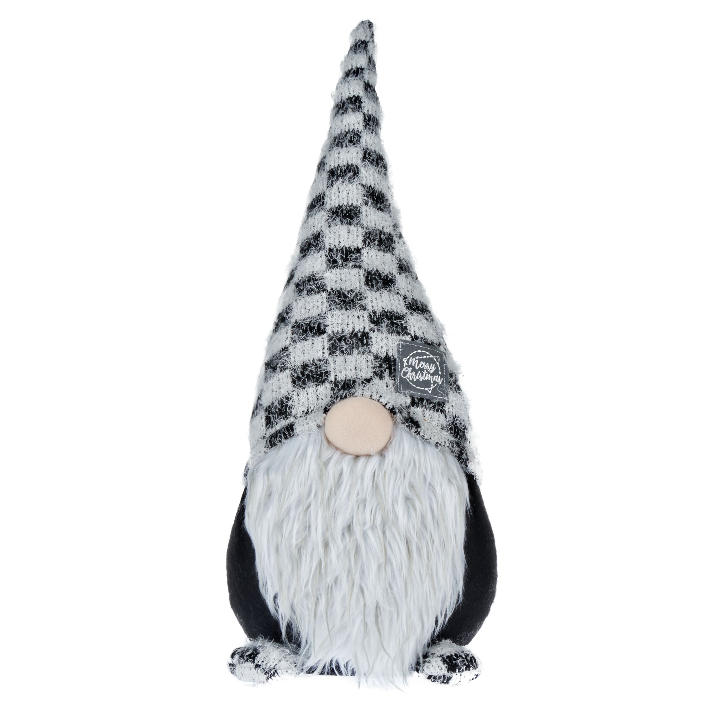 Brandclub - Holiday Time Cozy Patterns Round Gnome Tabletop Decoration ...