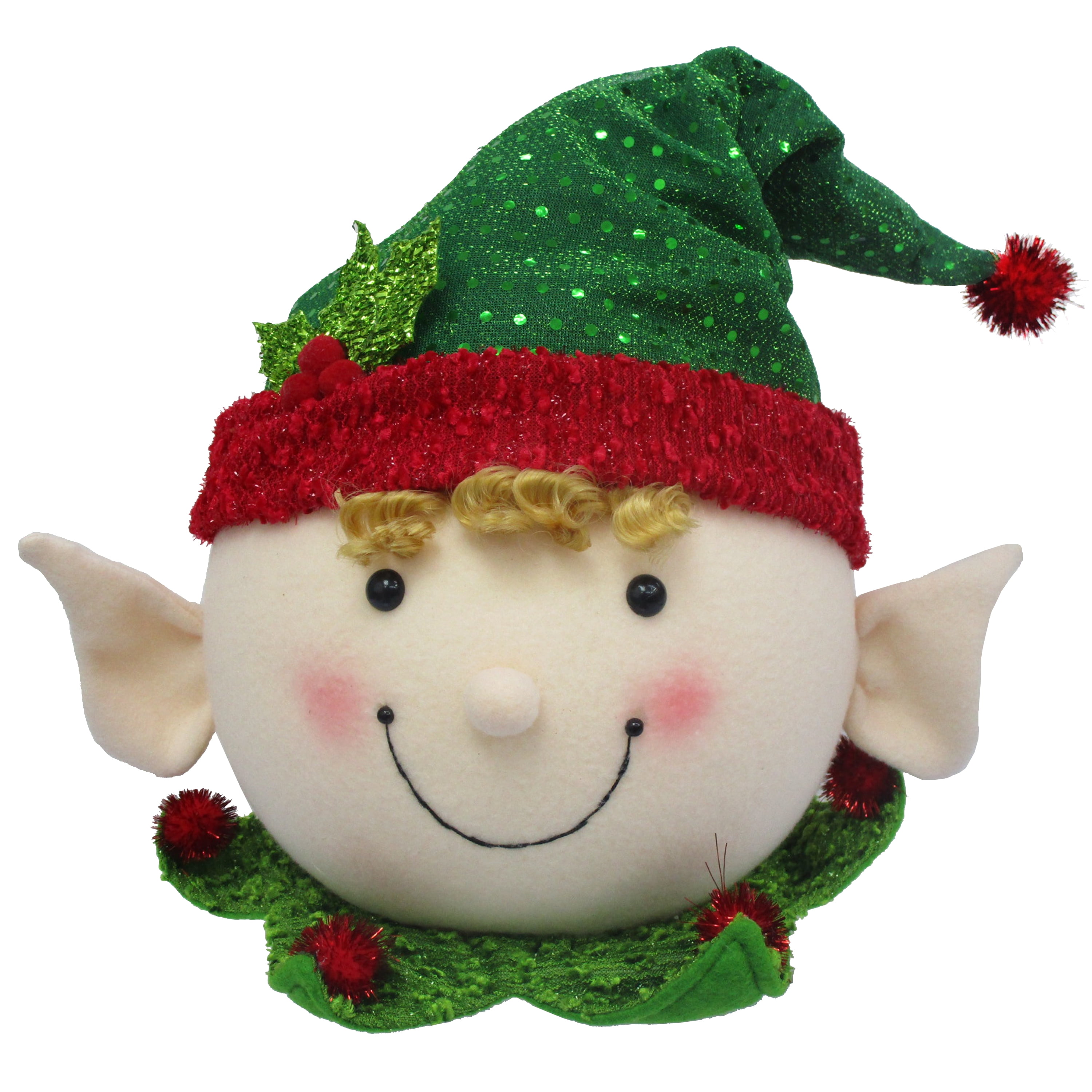 Holiday Time Elf Tree Topper. - Walmart.com