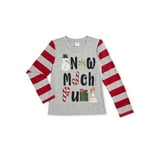 Holiday Time Girls Embellished Christmas Sweater, Sizes 4-18 & Plus ...