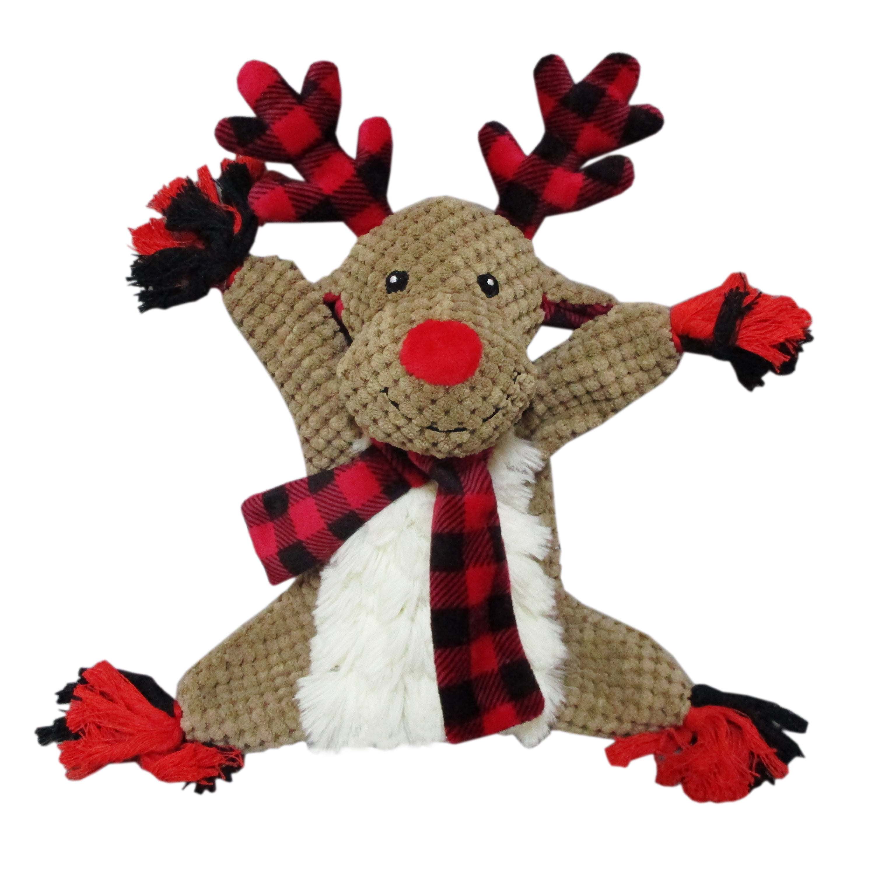 Holiday Time HD Dog Toys Endcap Plush Reindeer - Walmart.com