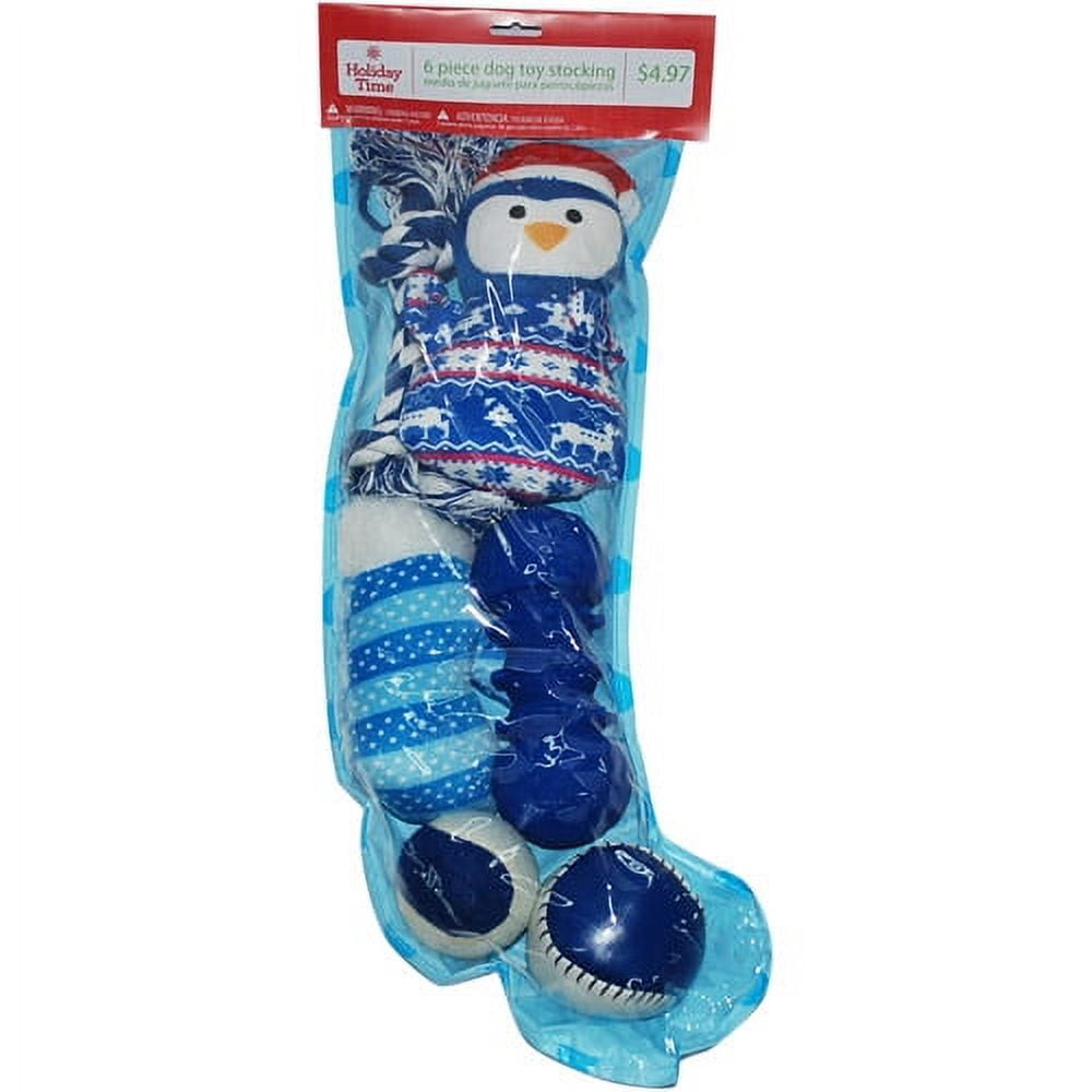 Holiday Time Hldy Blue Dog Stocking - Walmart.com