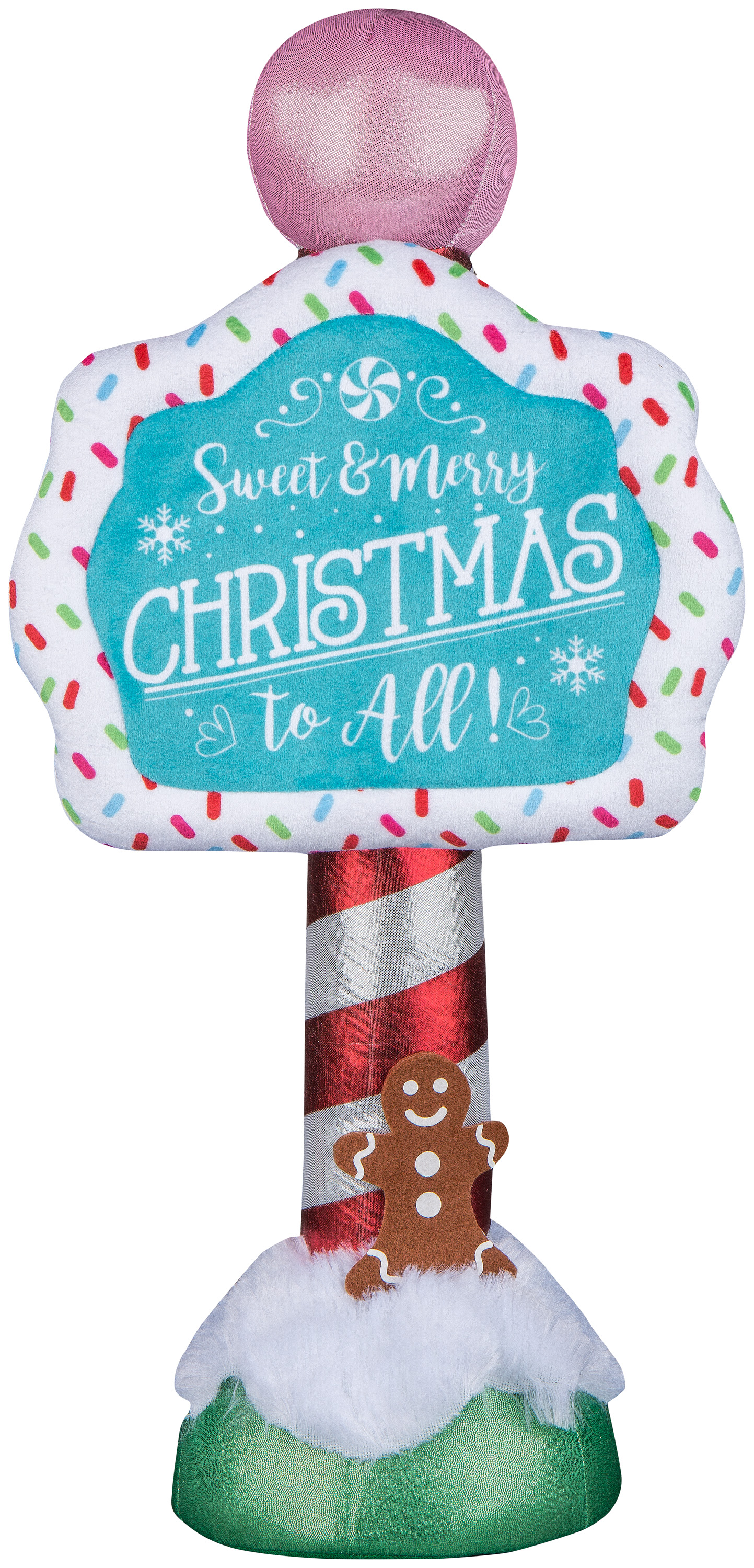 Holiday Time Holiday Greeter Christmas Candy Sign - Walmart Business ...