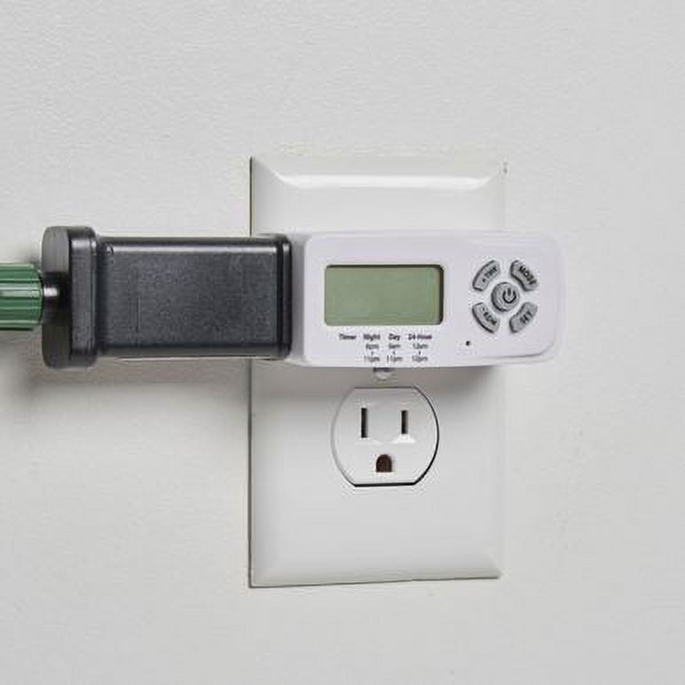 Holiday Time Indoor Digital Timer with Random Program Pre-programmed ...