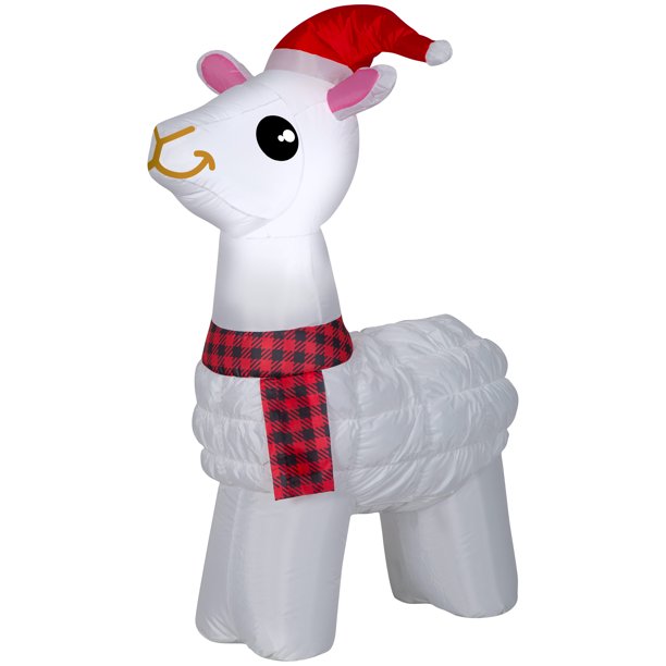 Holiday Time Inflatable 3.5' Llama by Gemmy Industries - Walmart ...