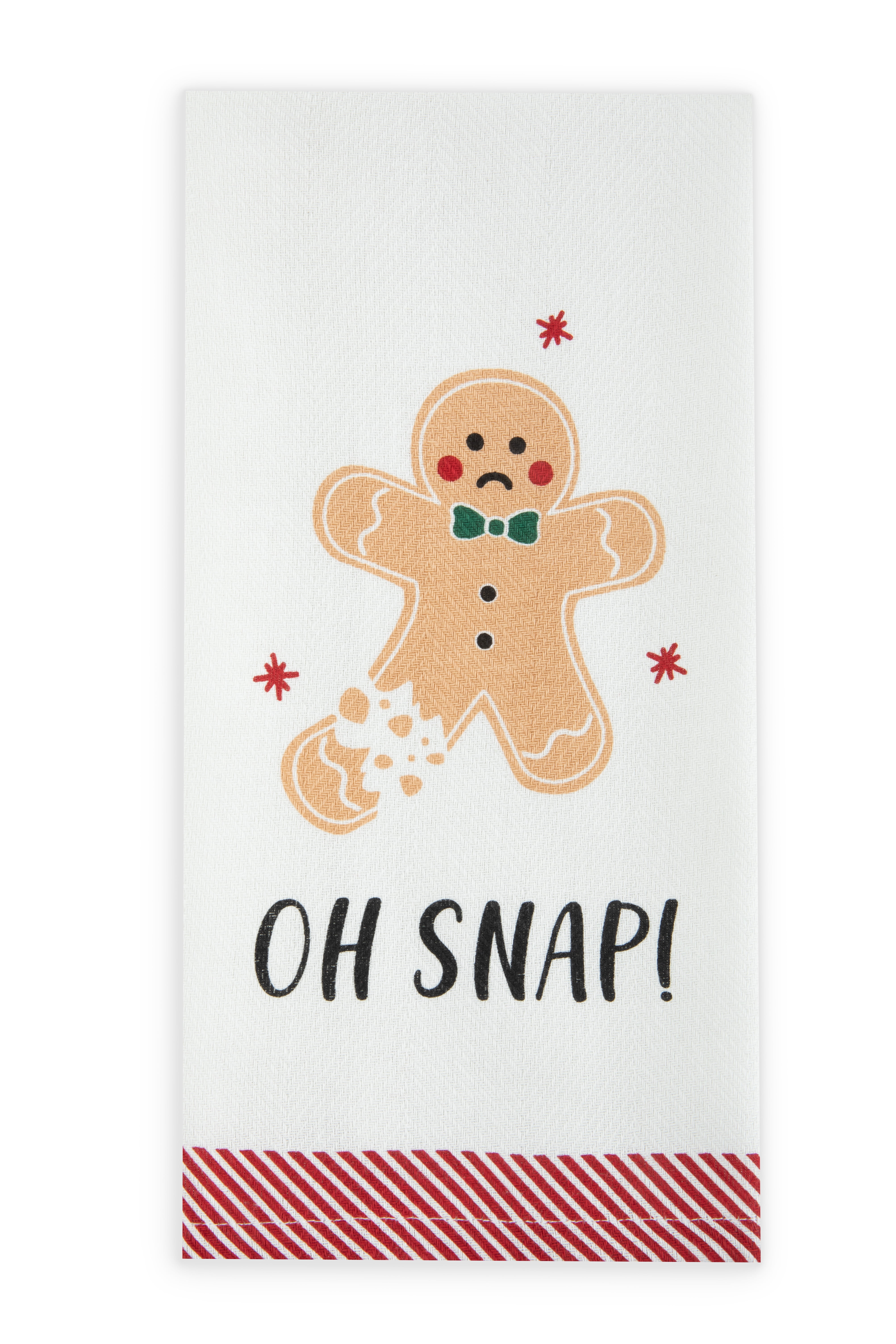 Holiday Time Kitchen Towel Gingerbread Snap - Walmart.com