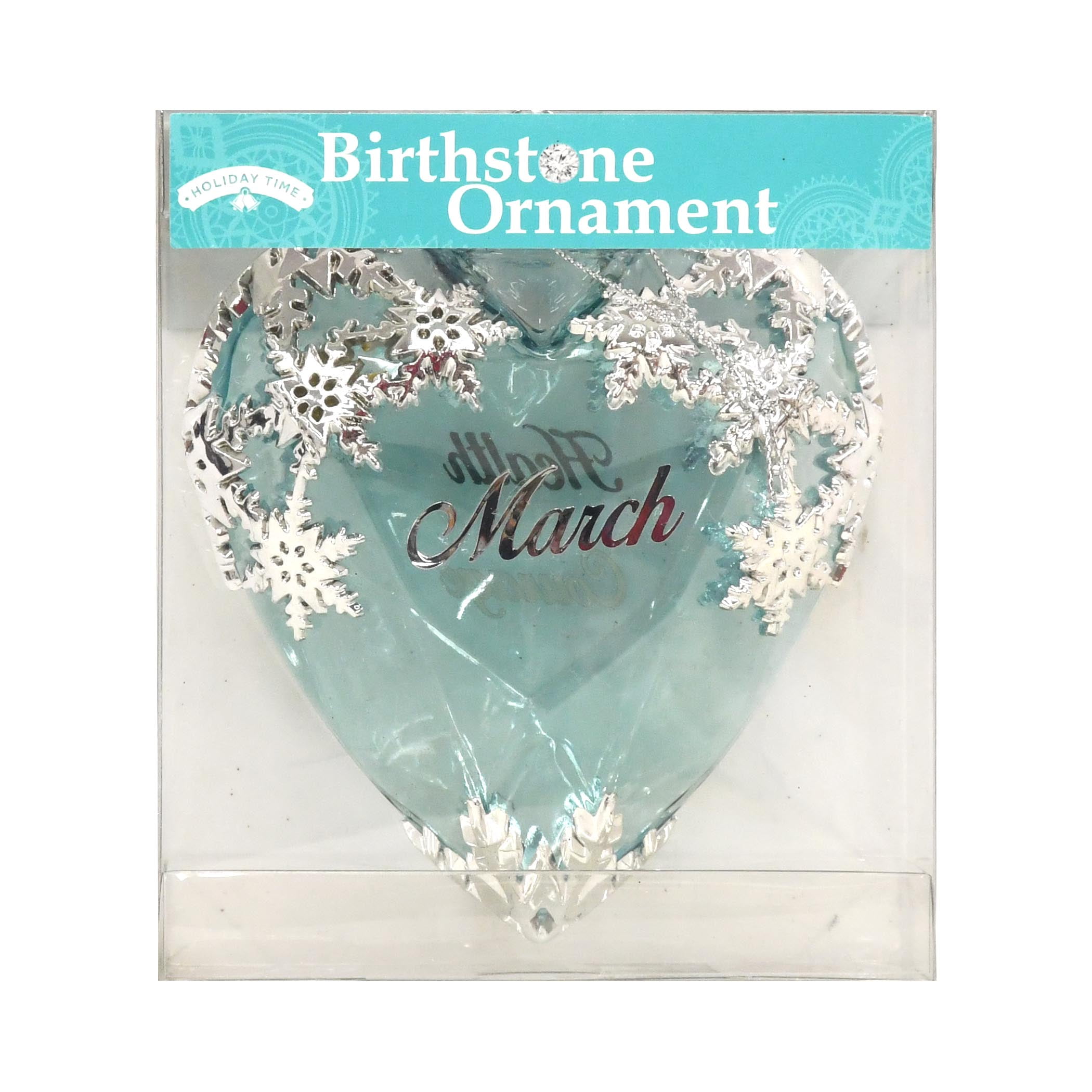 Holiday Time March Birthstone Ornament - Walmart.com