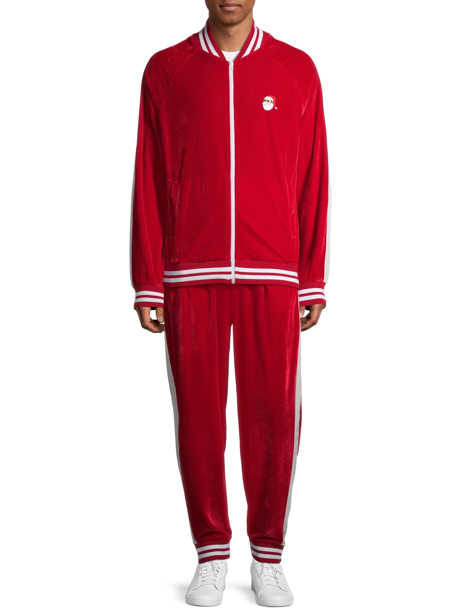 Holiday Time Men's and Big Men's Tracksuit Set, 2-Piece - Walmart.com
