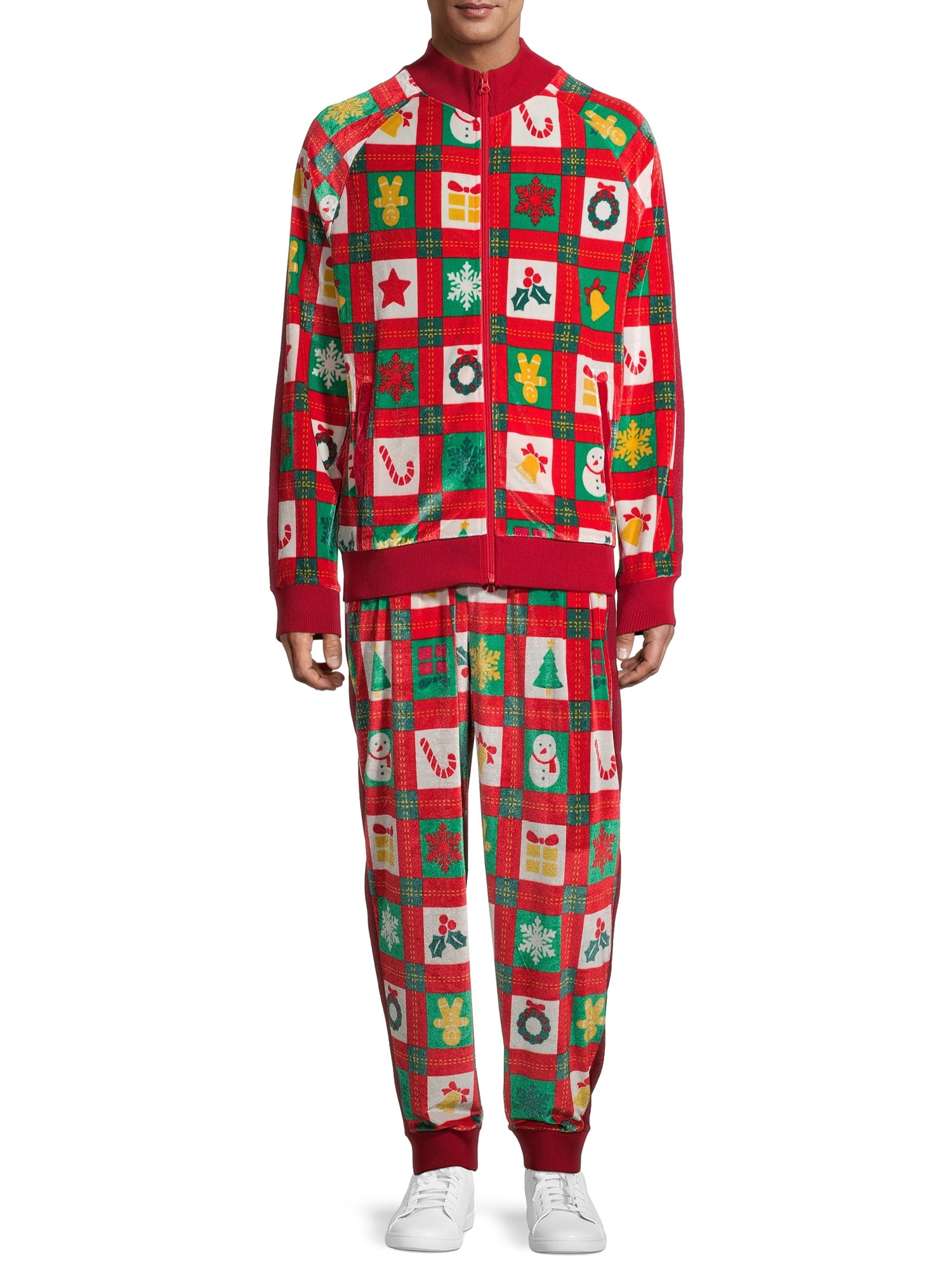 Holiday Time Men's and Big Men's Tracksuit Set, 2-Piece - Walmart.com