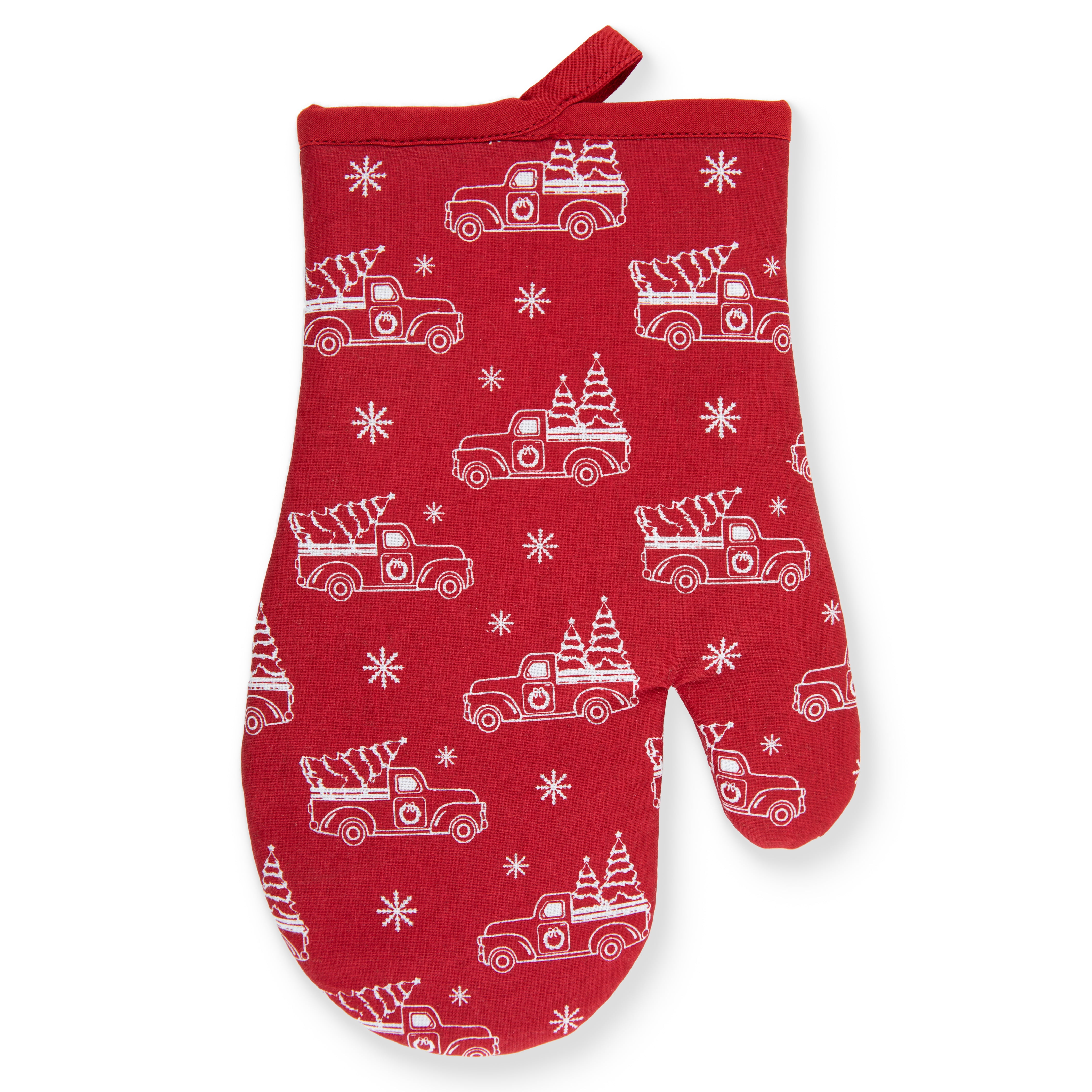 Holiday Time, Oven Mitts, Red Truck - Walmart.com