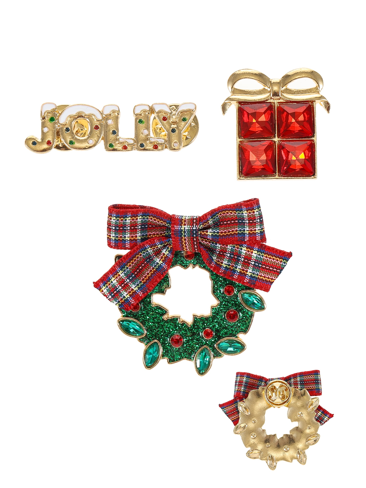 Holiday Time Pin Set, 3 Pieces - Walmart.com