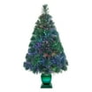 Northlight 4' Pre-Lit Color Changing Fiber Optic Artificial Christmas ...