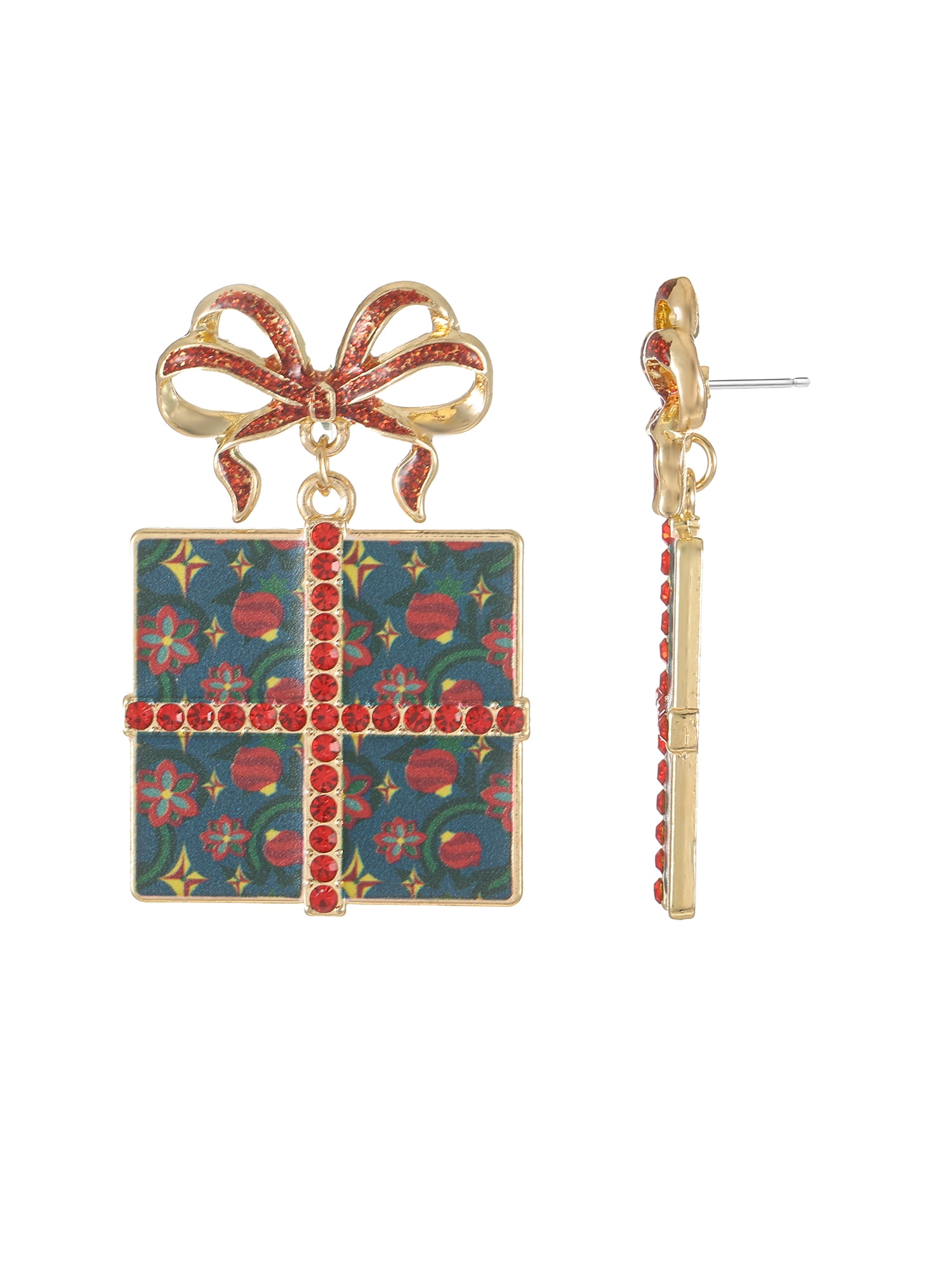 Holiday Time Present Earrings, 1 Pair - Walmart.com
