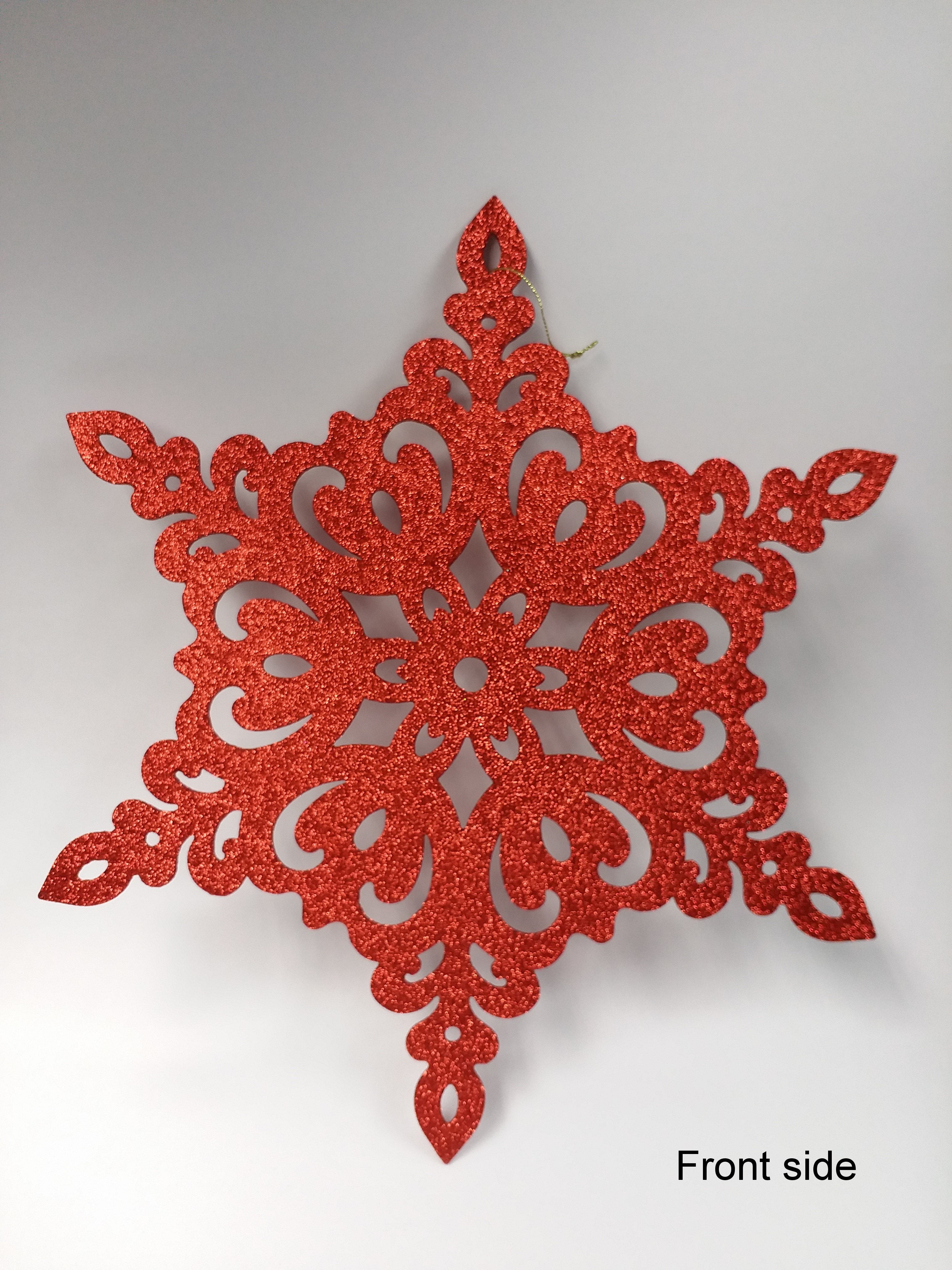Holiday Time Red Snowflake - Walmart.com