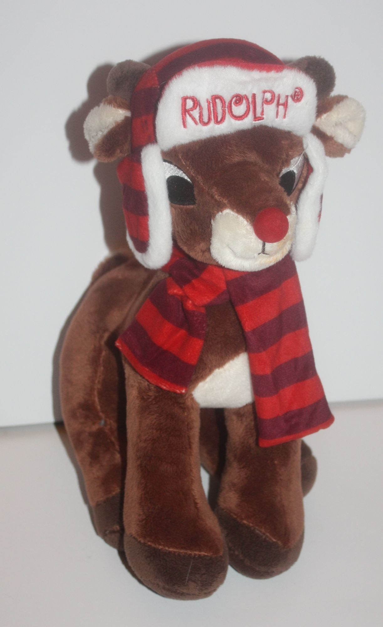Dan Dee International Rudolph The Red Nosed Reindeer in Santa Hat ...
