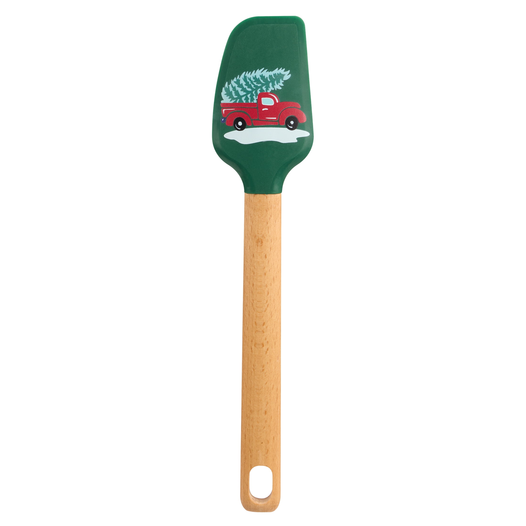 Holiday Time 12 inch Silicone Spatula, Truck, Forest Green - Walmart.com