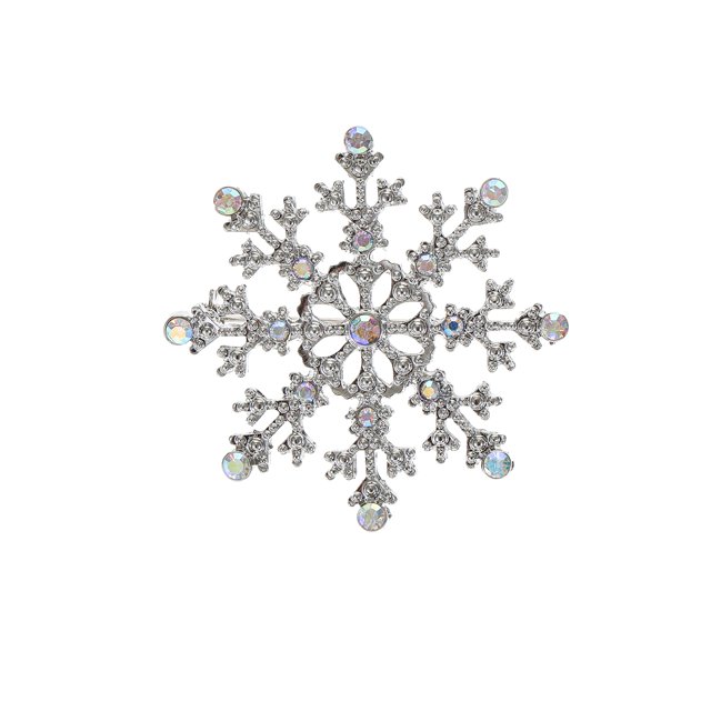Holiday Time Snowflake Pin for Women, 1 Piece - Walmart.com