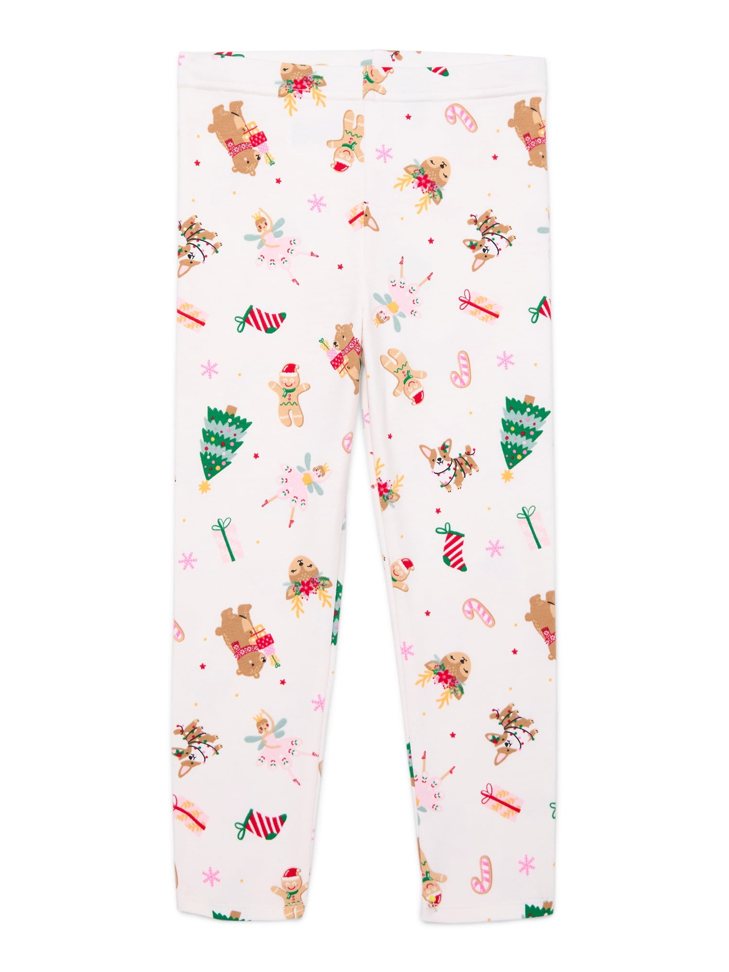Holiday Time Toddler Girls Christmas Leggings, Sizes 12M-5T - Walmart.com