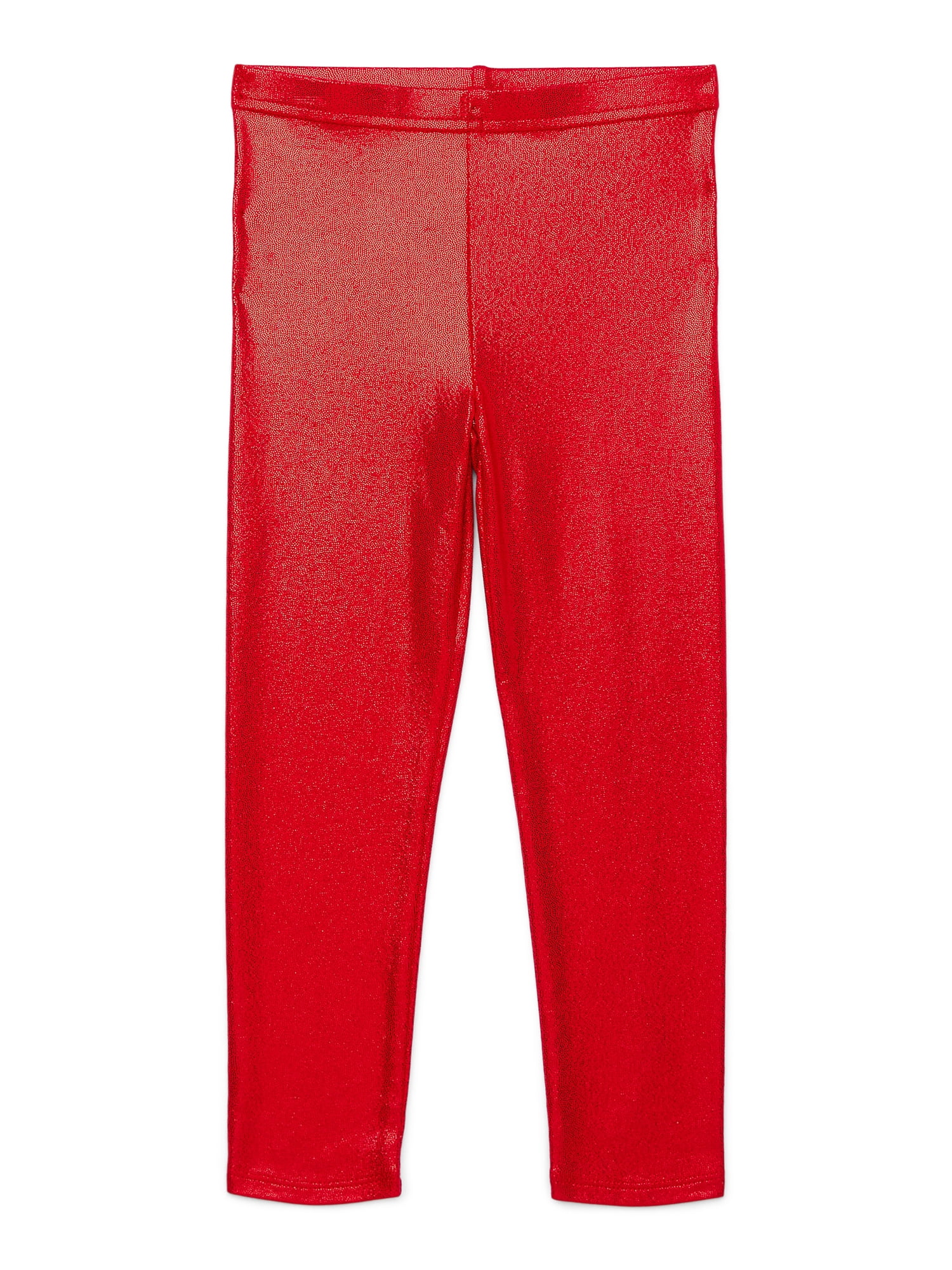 Holiday Time Toddler Girls Metallic Christmas Leggings, Sizes 12M-5T ...