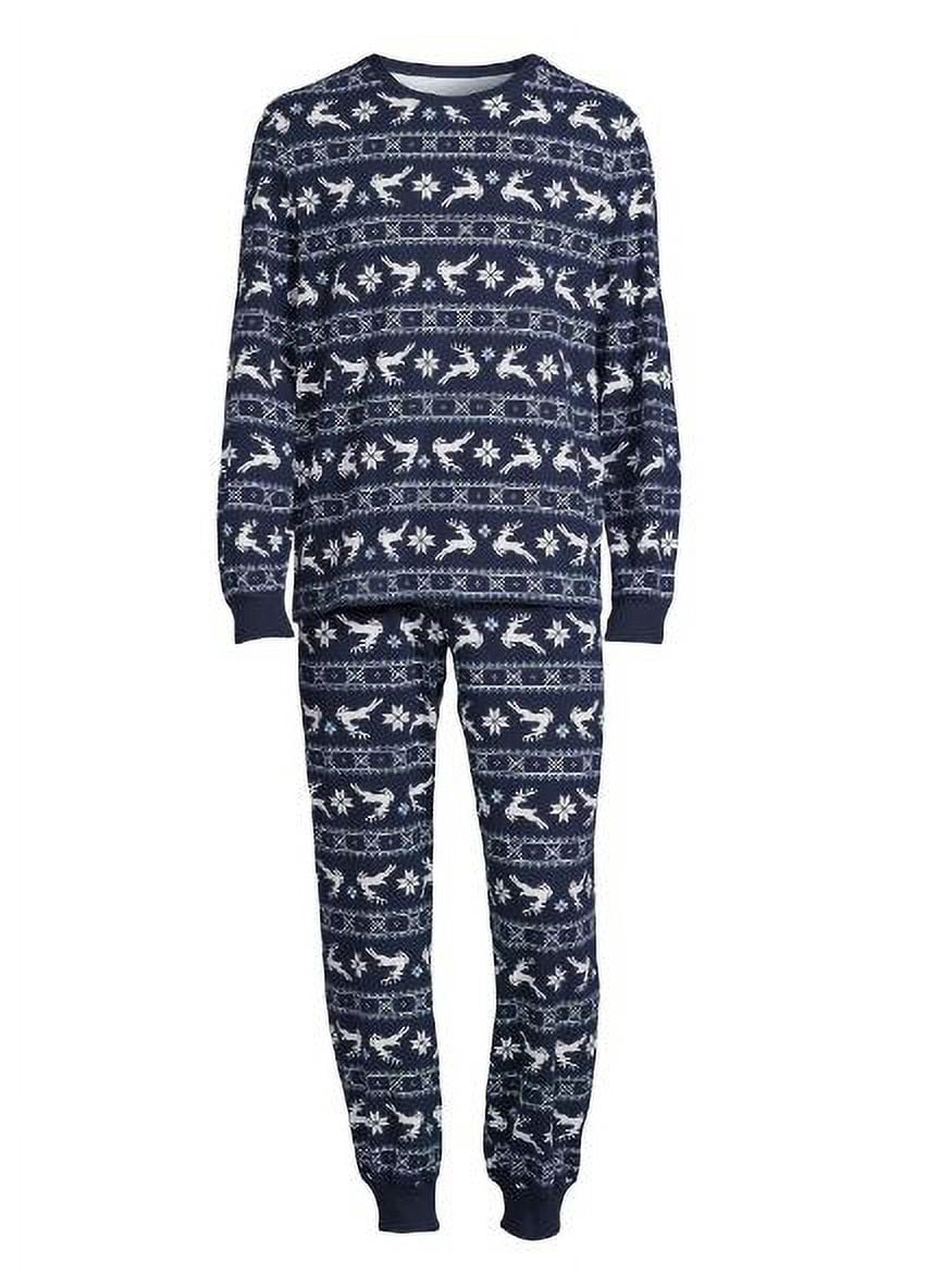 Holiday Time Toddlers' Fair Isle Matching Family Pajamas Set, 2-Piece ...