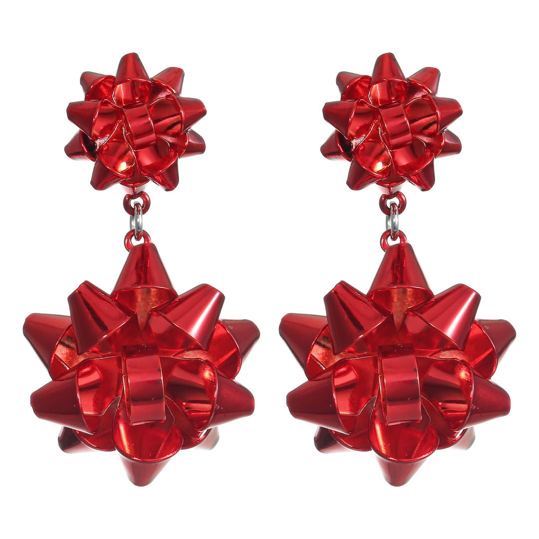 Holiday Time Women's Bow Earring - Walmart.com