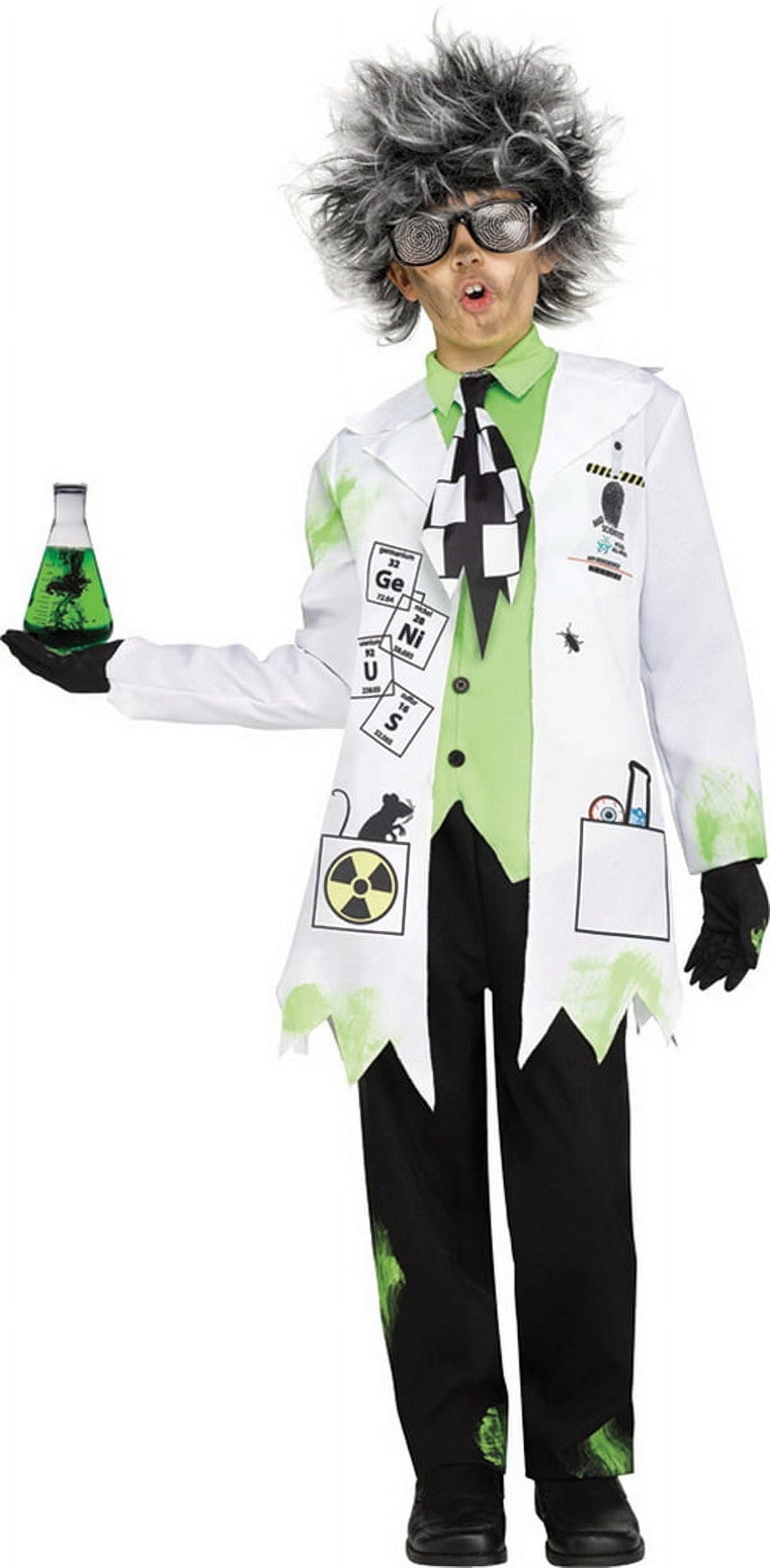 Holiday Times Unlimited Mad Scientist Boy's Halloween Fancy-Dress ...