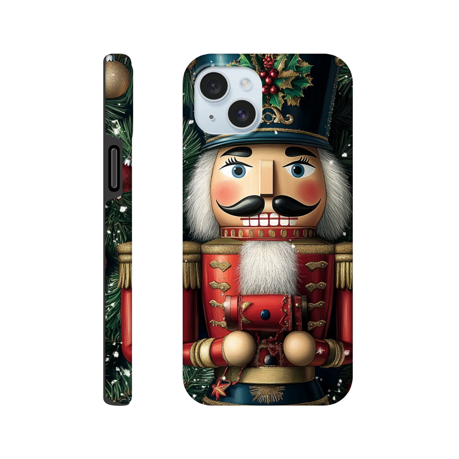 Holiday Toy Soldier Glow Phone Case Festive Art Style for iPhone 17 to ...