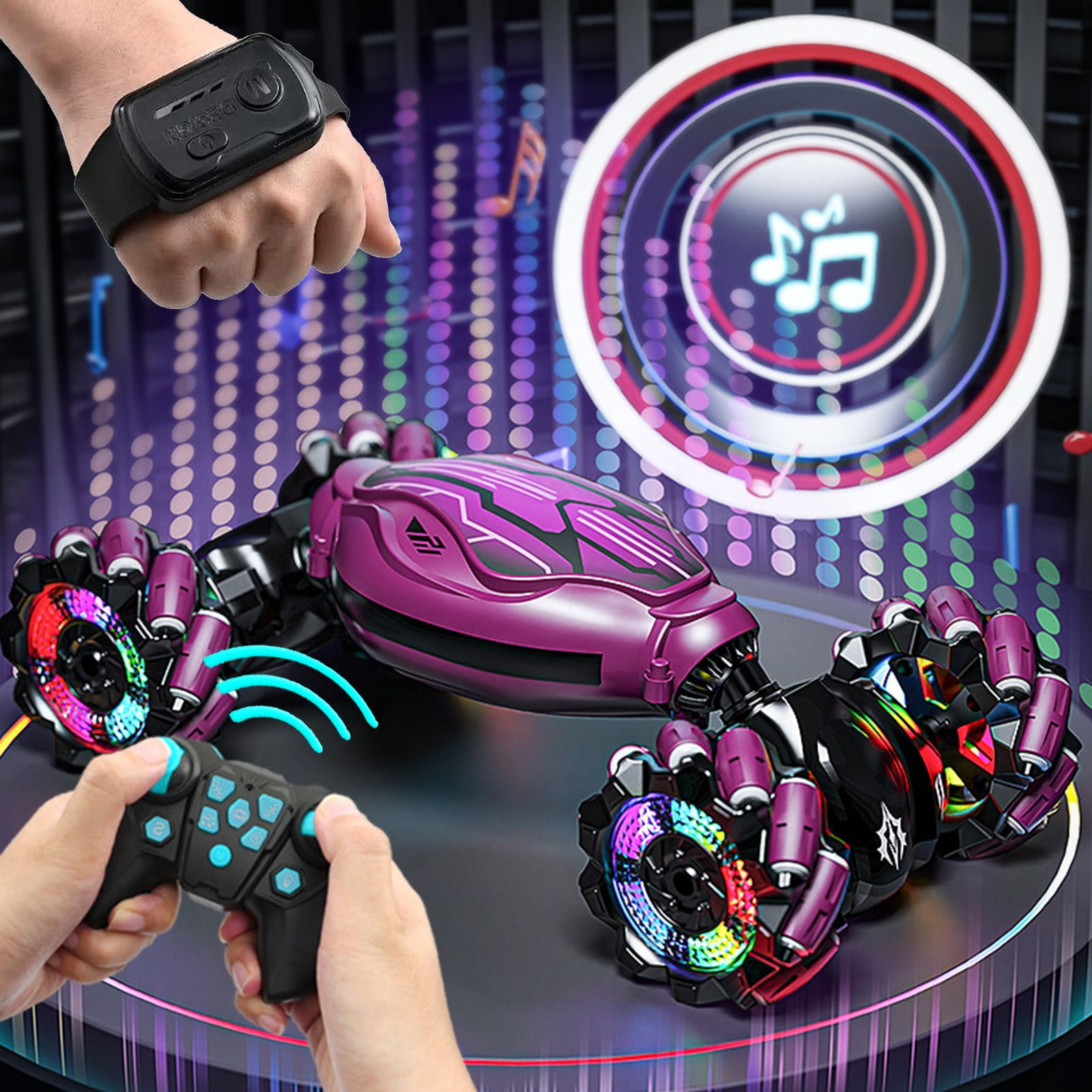 Holiday Toys Gifts Savings! Dvkptbk RC Stunt Car Toys For 6-12 Year Old ...