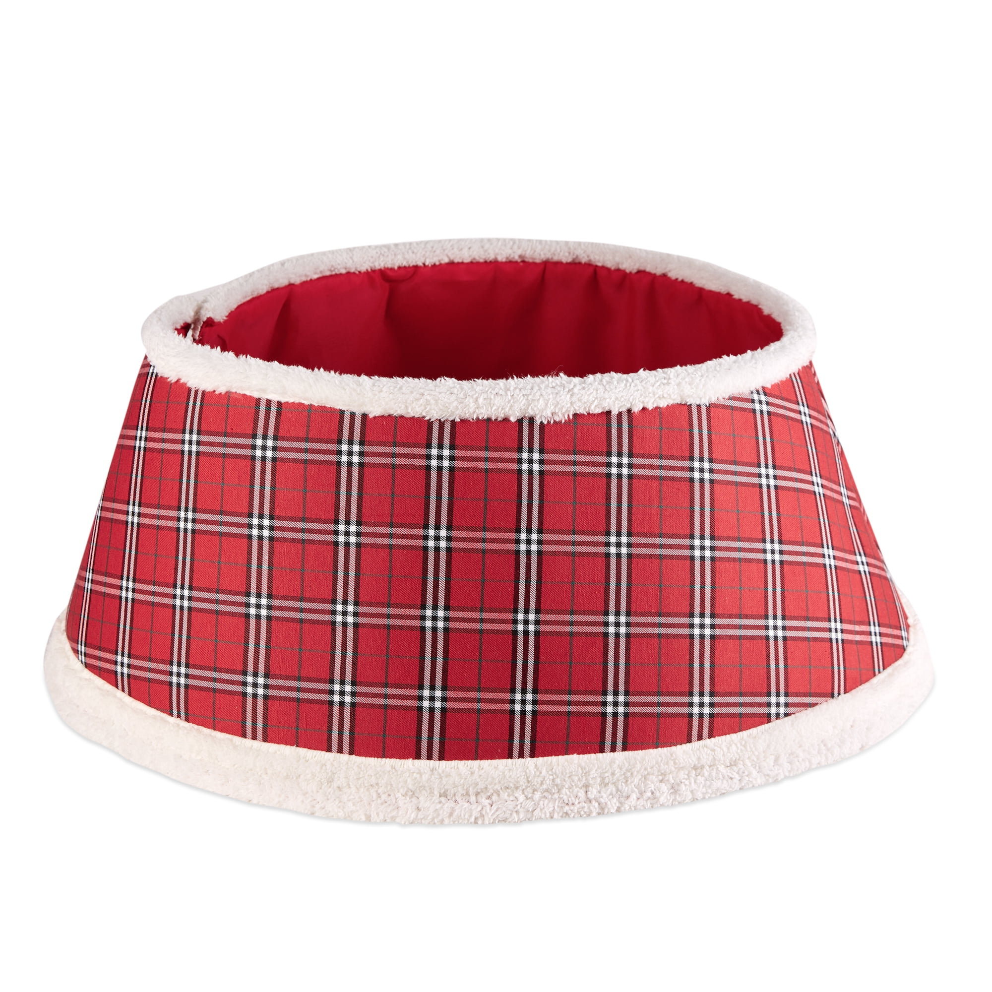 Holiday Tree Collar Red Plaid - Walmart.com