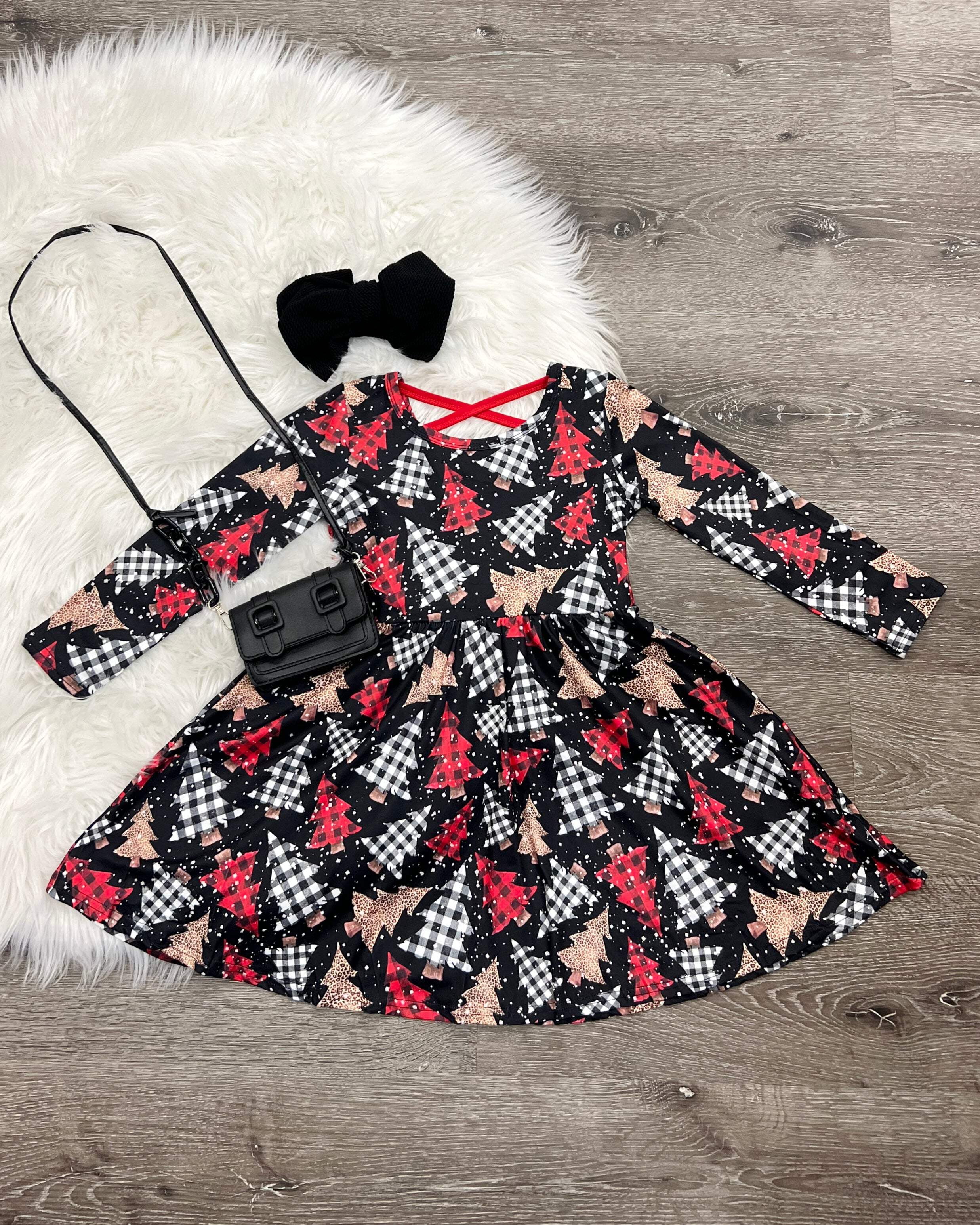 Holiday Trees Dress - Walmart.com